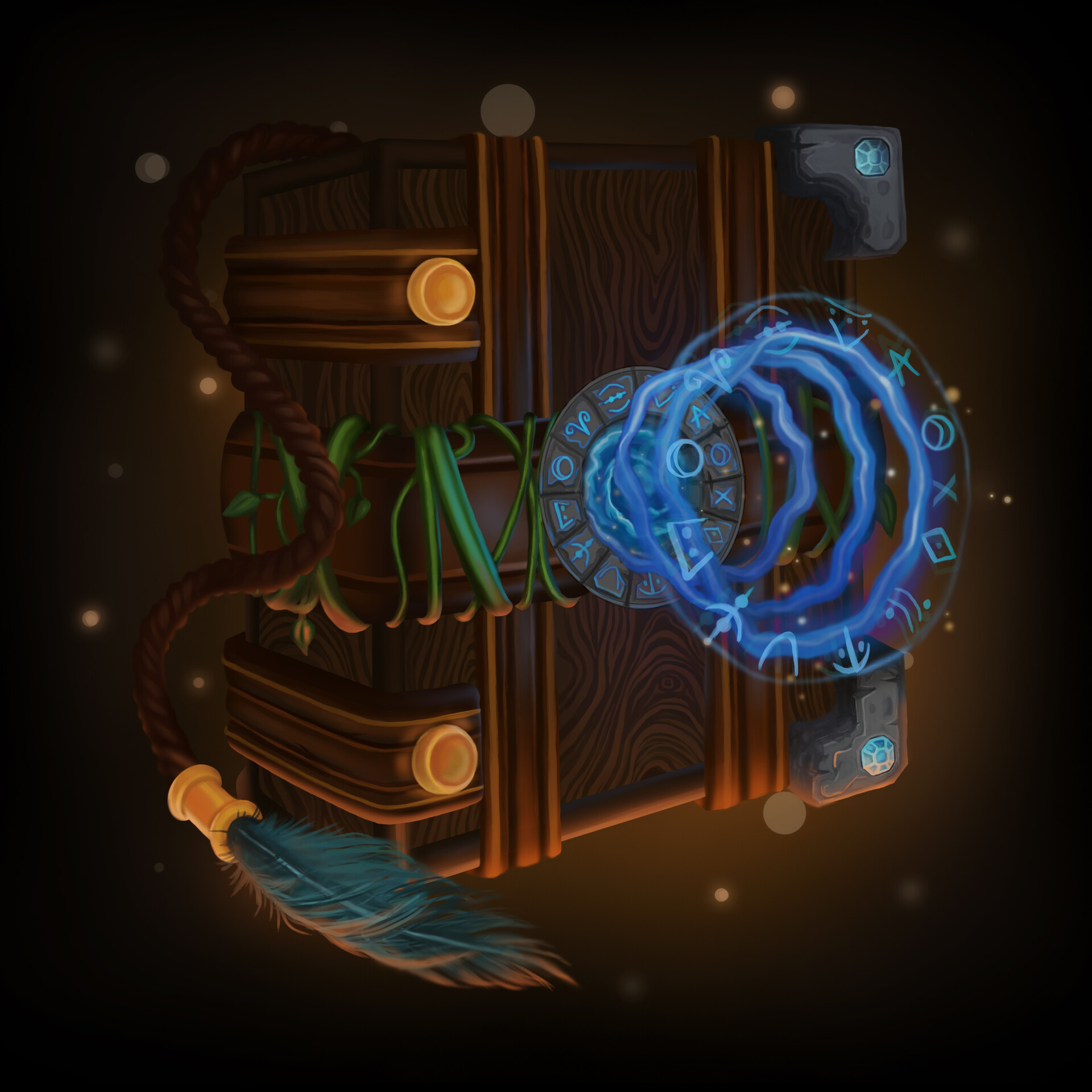 ArtStation - Spellbook Prop Design