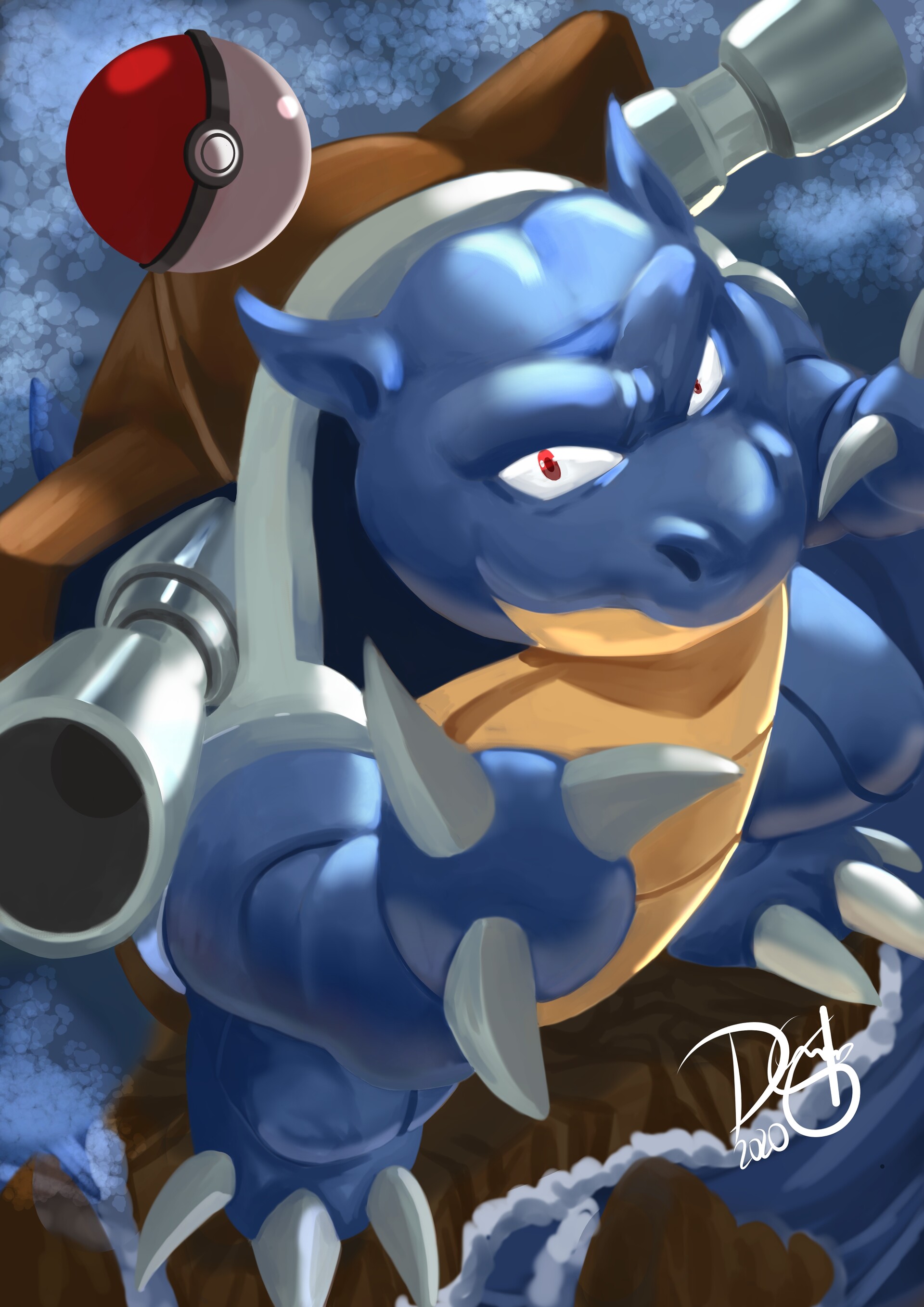 ArtStation - Blastoise pokemon
