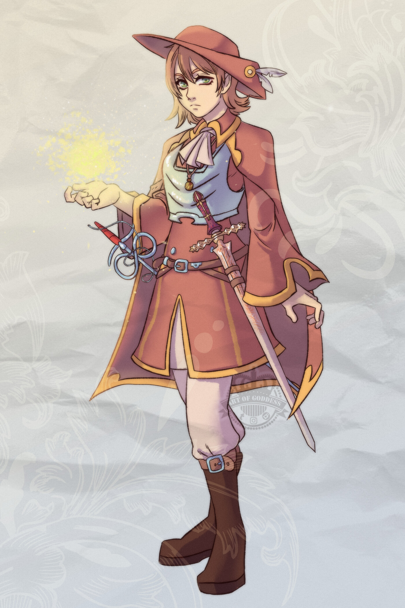 April Clement - D&D character commission