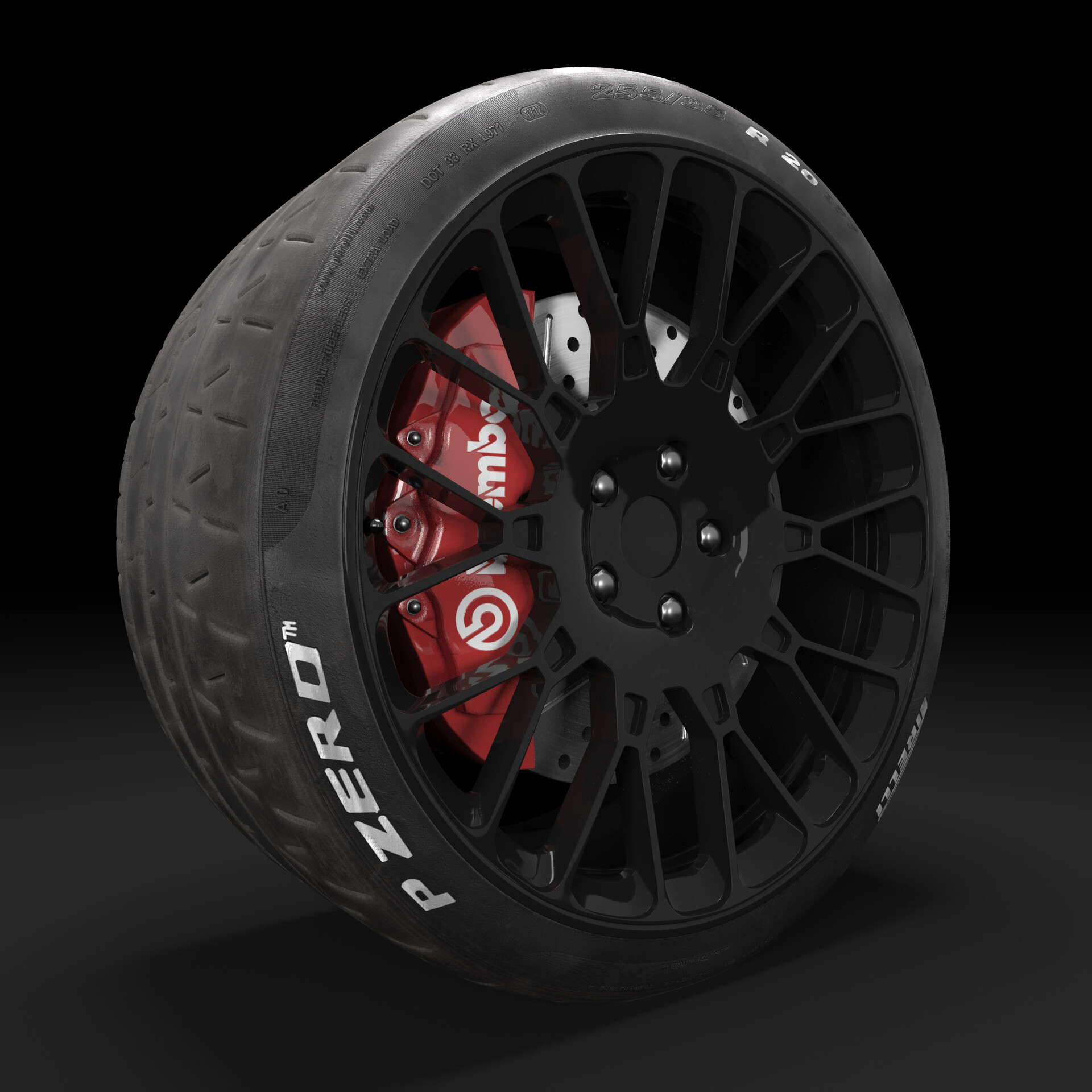 ArtStation - Sport car wheel