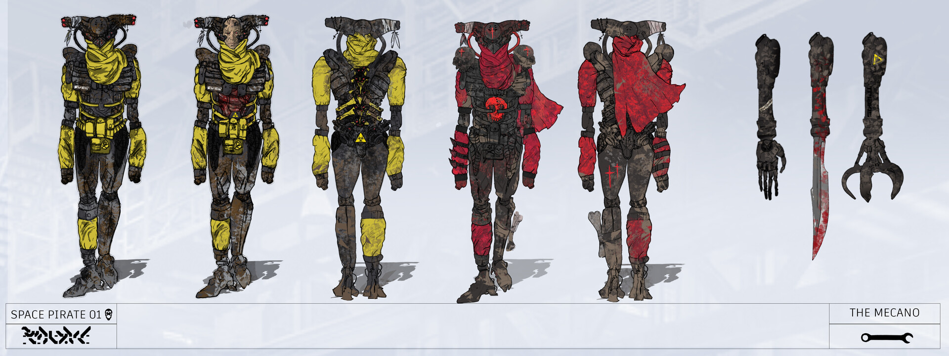 ArtStation - creepy humanoid robot