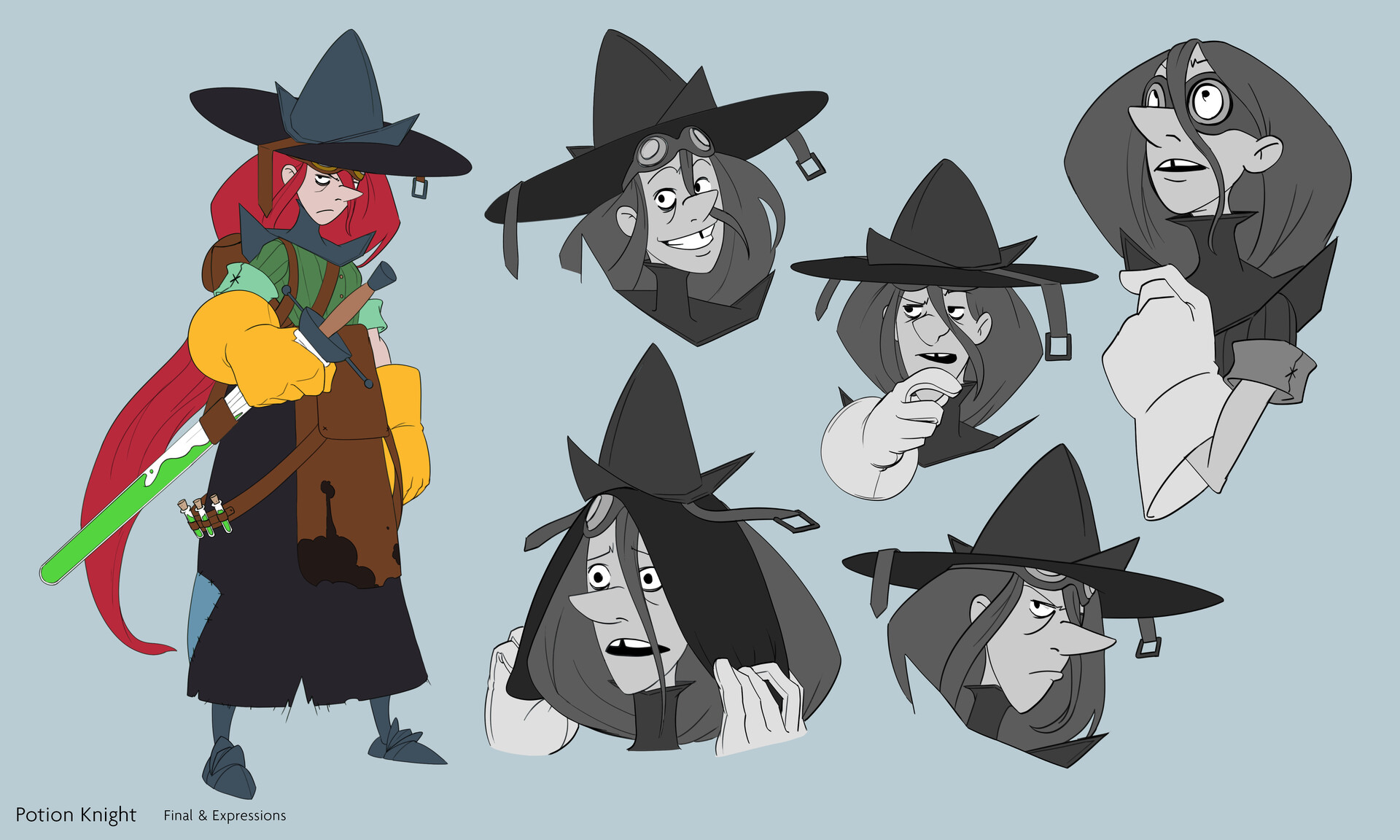 ArtStation - Baba the Potion Knight