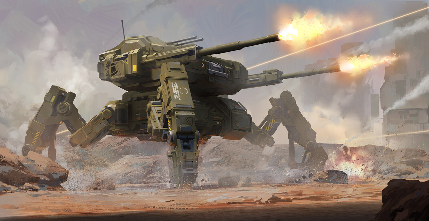 MAWLR Mech Invasion from the Killzone Visual Design Art Book by ...