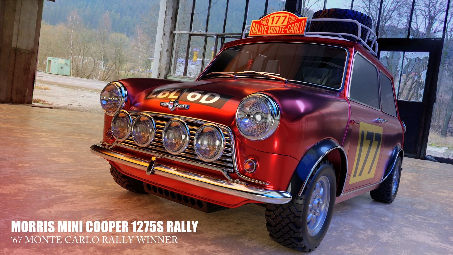 ArtStation - MORRIS MINI COOPER 1275S RALLY