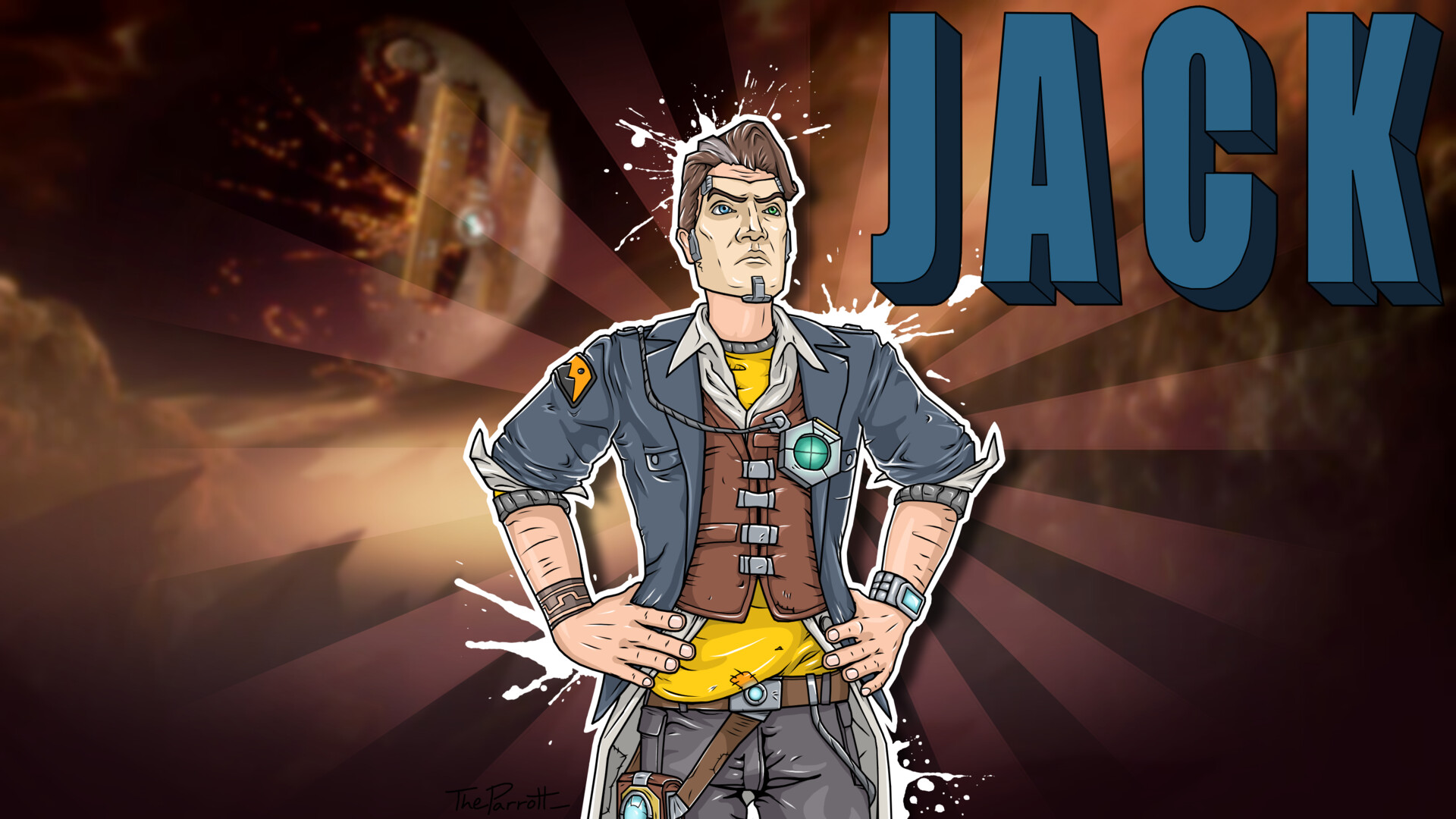 ArtStation - Handsome Jack (Borderlands)