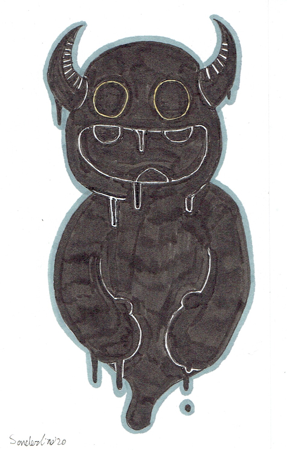 ArtStation - Scribble Beast 199 - Ink Elemental