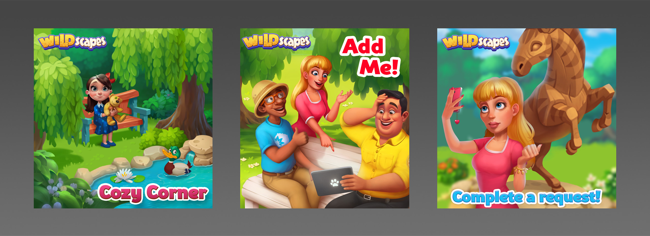 Playrix Games - Community Art: Illustrations