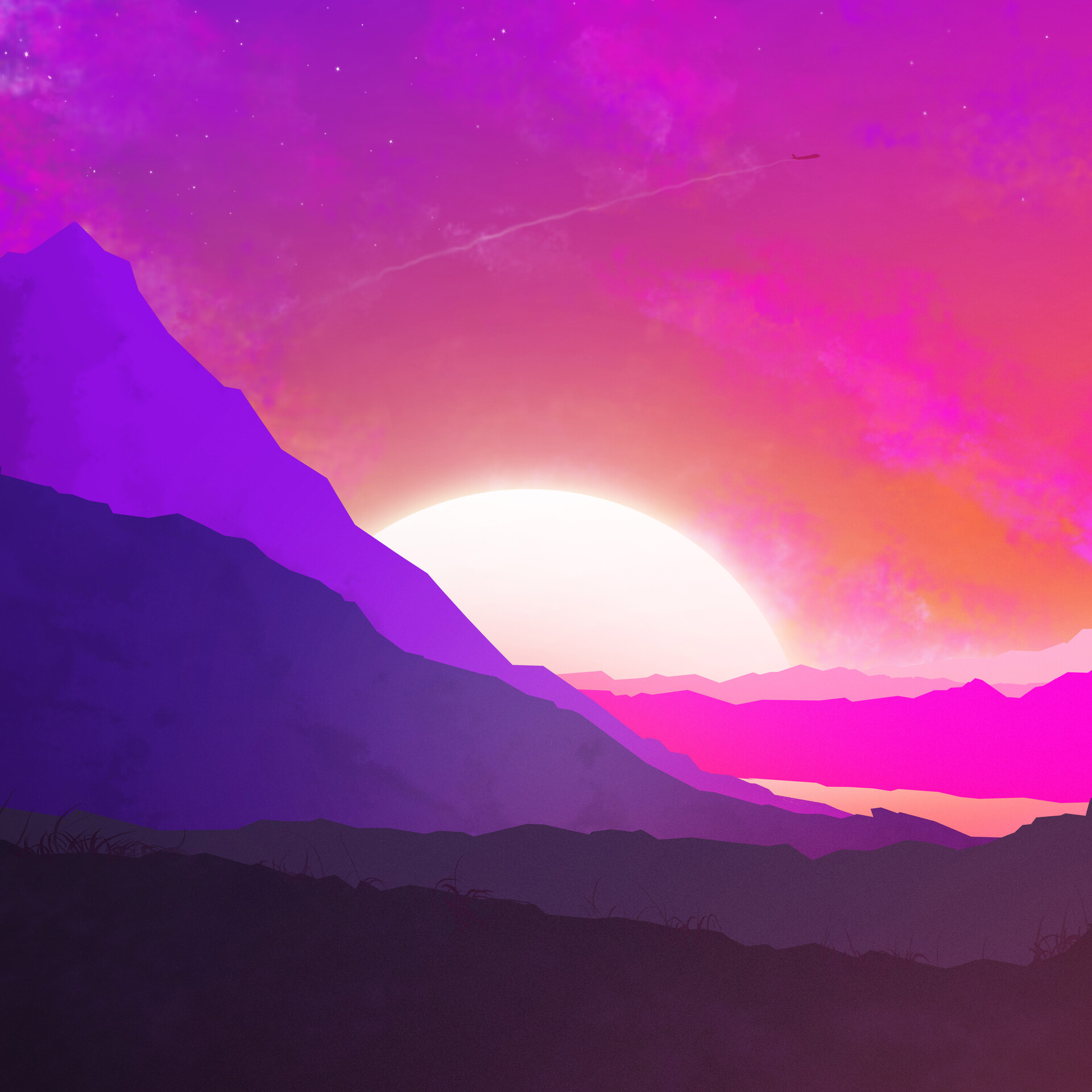 ArtStation - Sunrise at Sundown