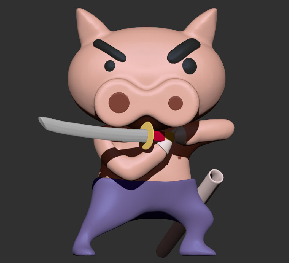 ArtStation - Buriburizaemon (Crayon Shinchan)