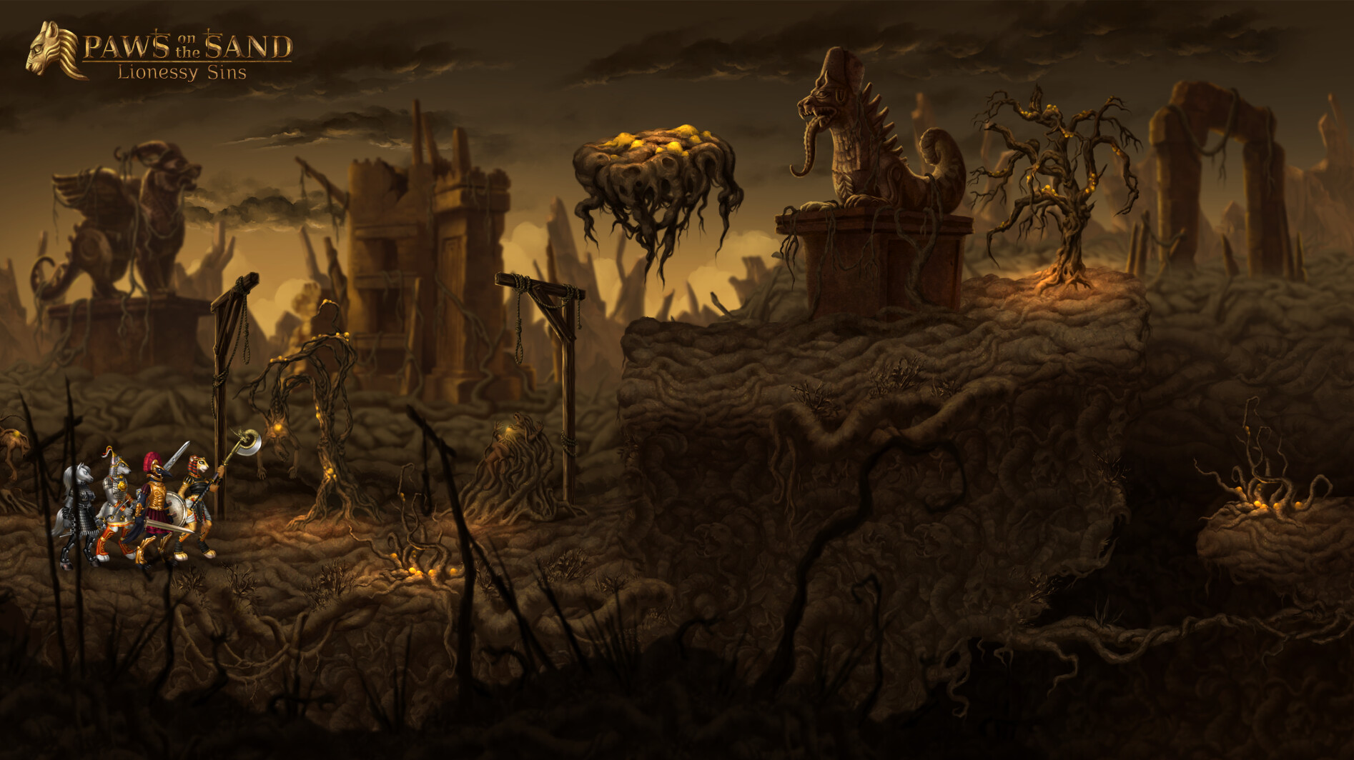 ArtStation - Underworld area props - Paws on the Sand