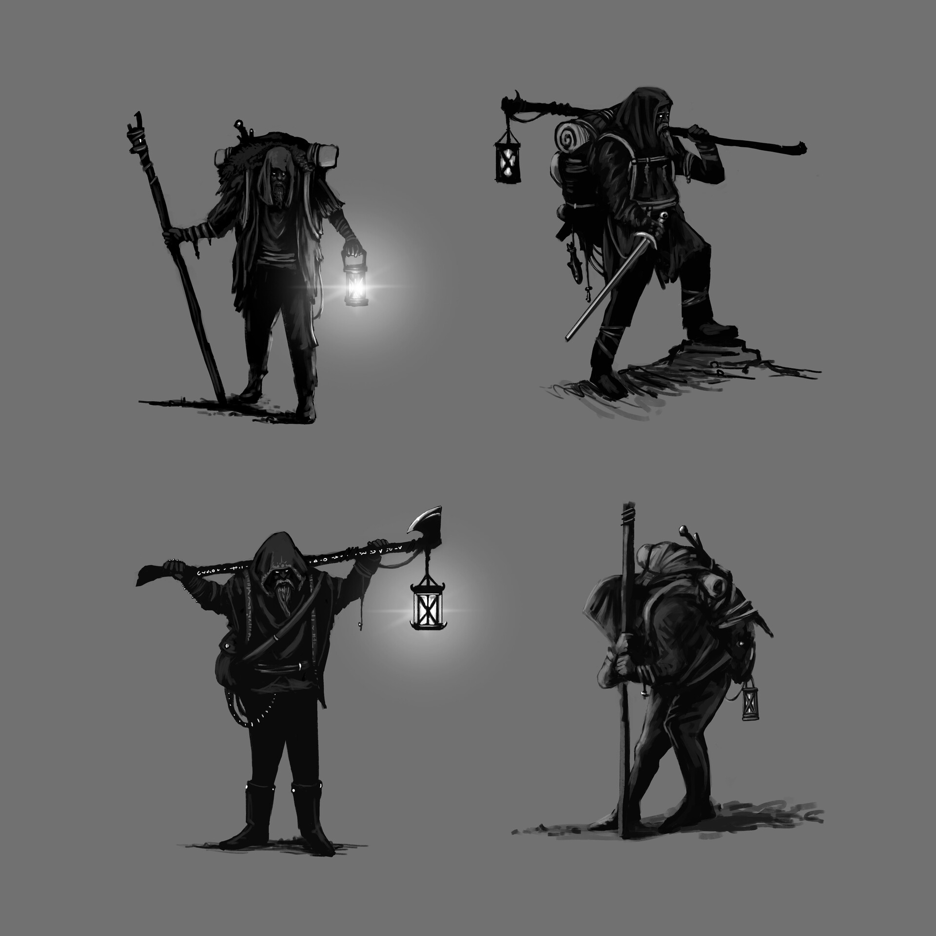 ArtStation - traveller, concept art character