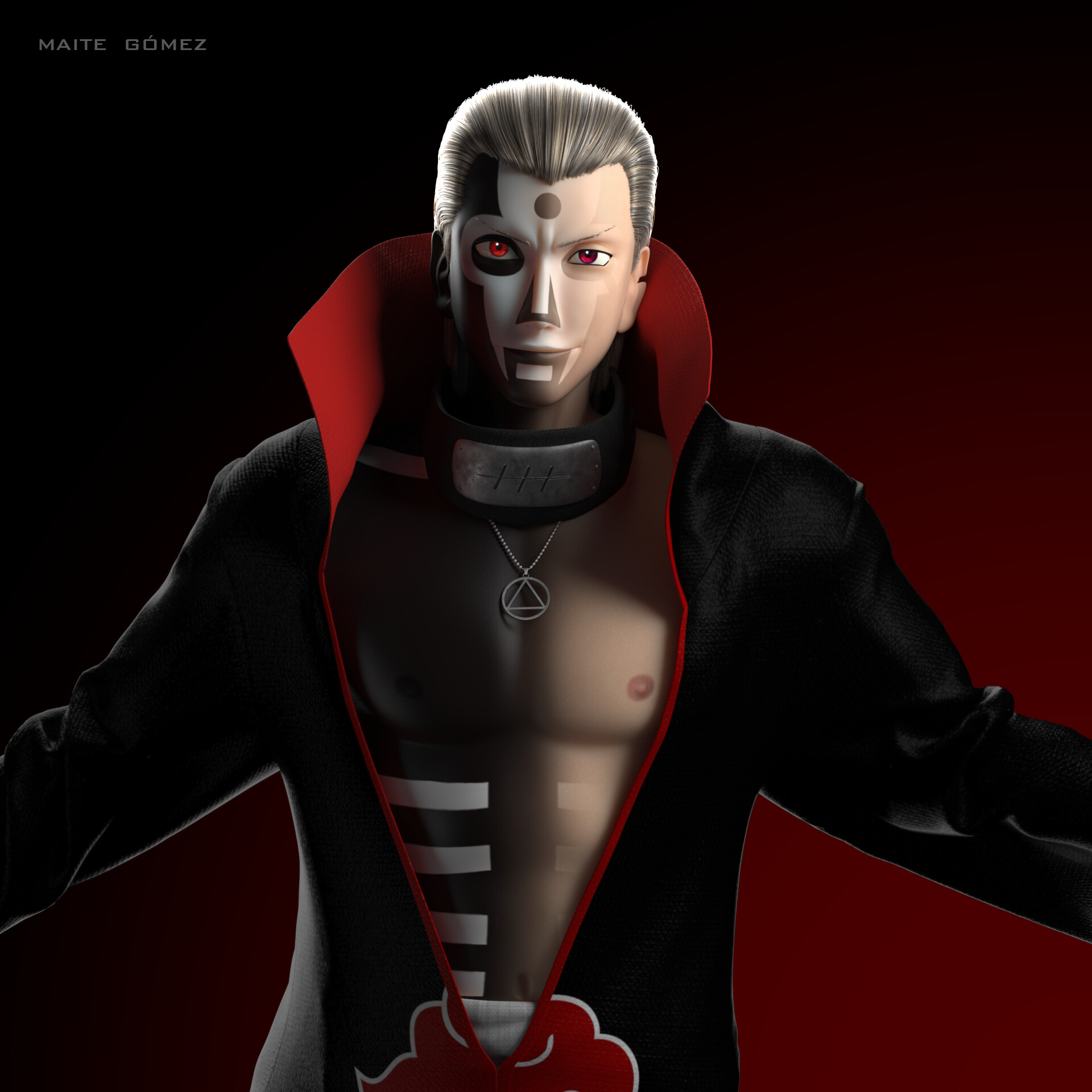 hidan render deviantart