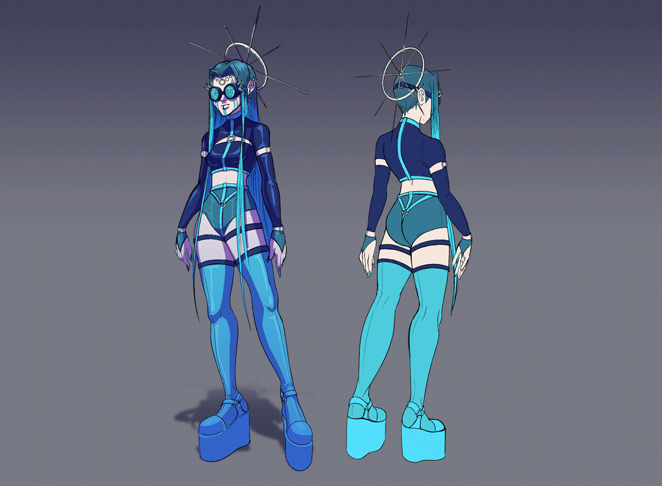 Teresa Kiene - EDM Magical Girls Character Design