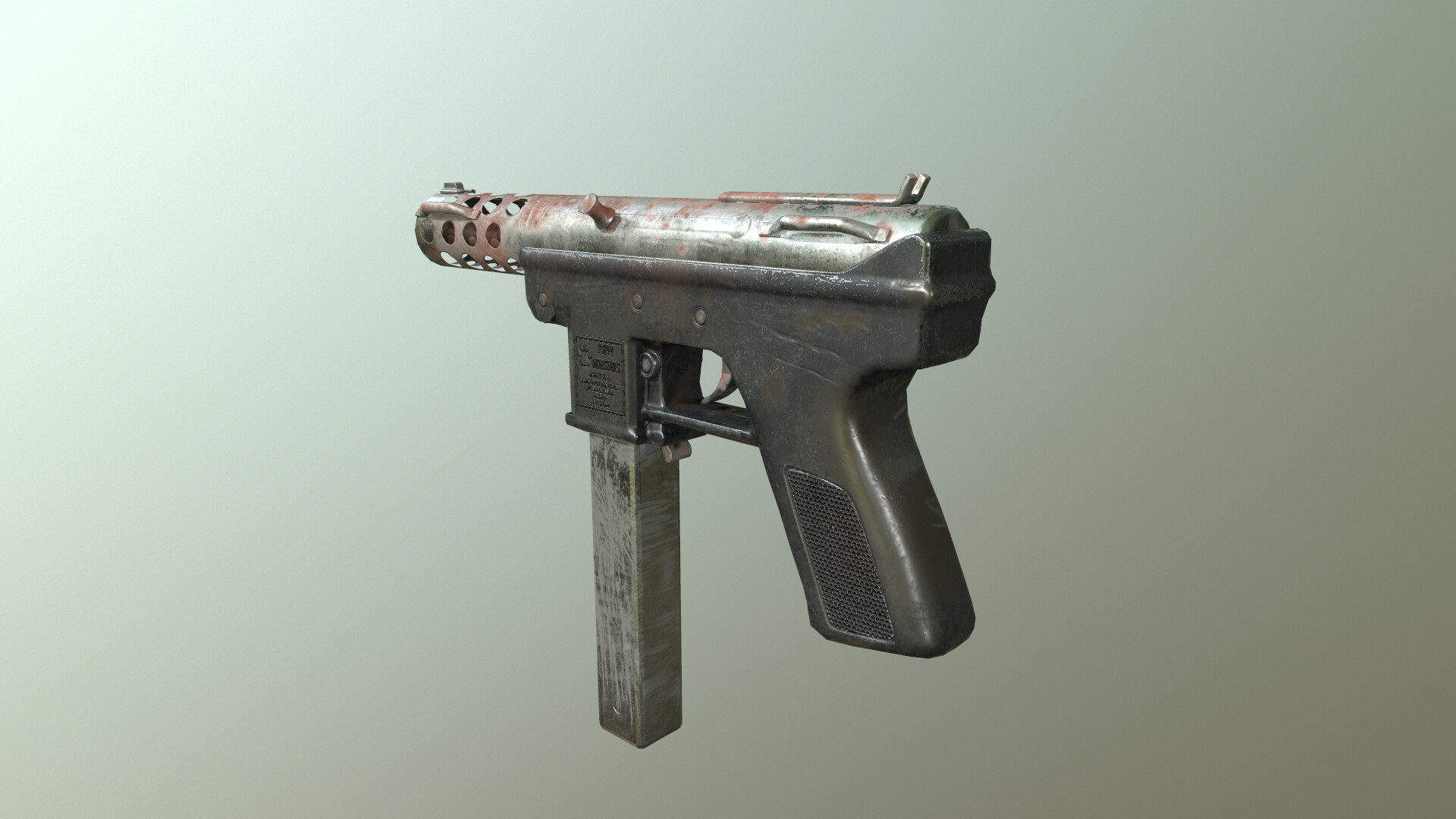 ArtStation - TEC-9 Machine Gun
