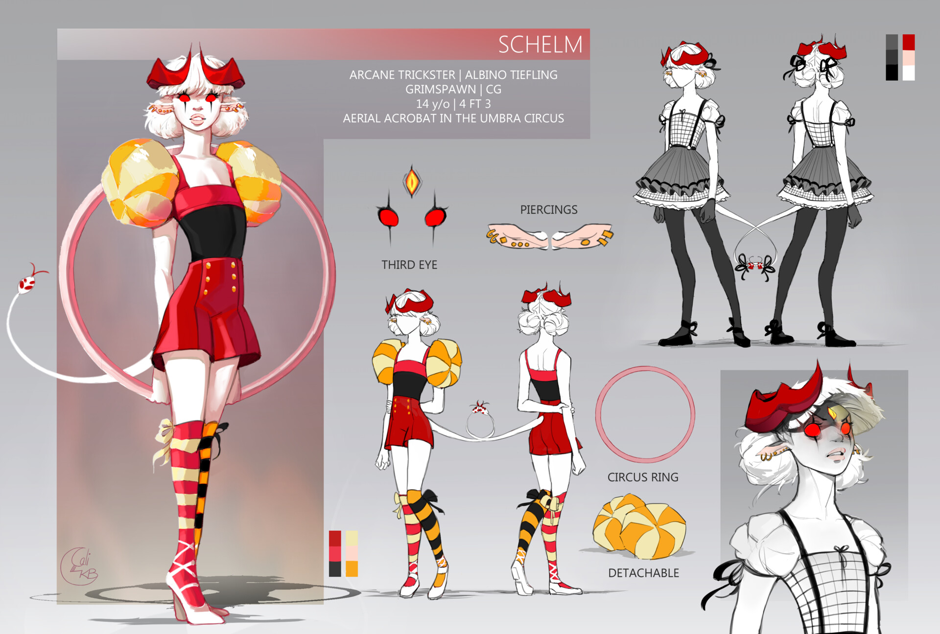ArtStation - Circus Tiefling: Schelm