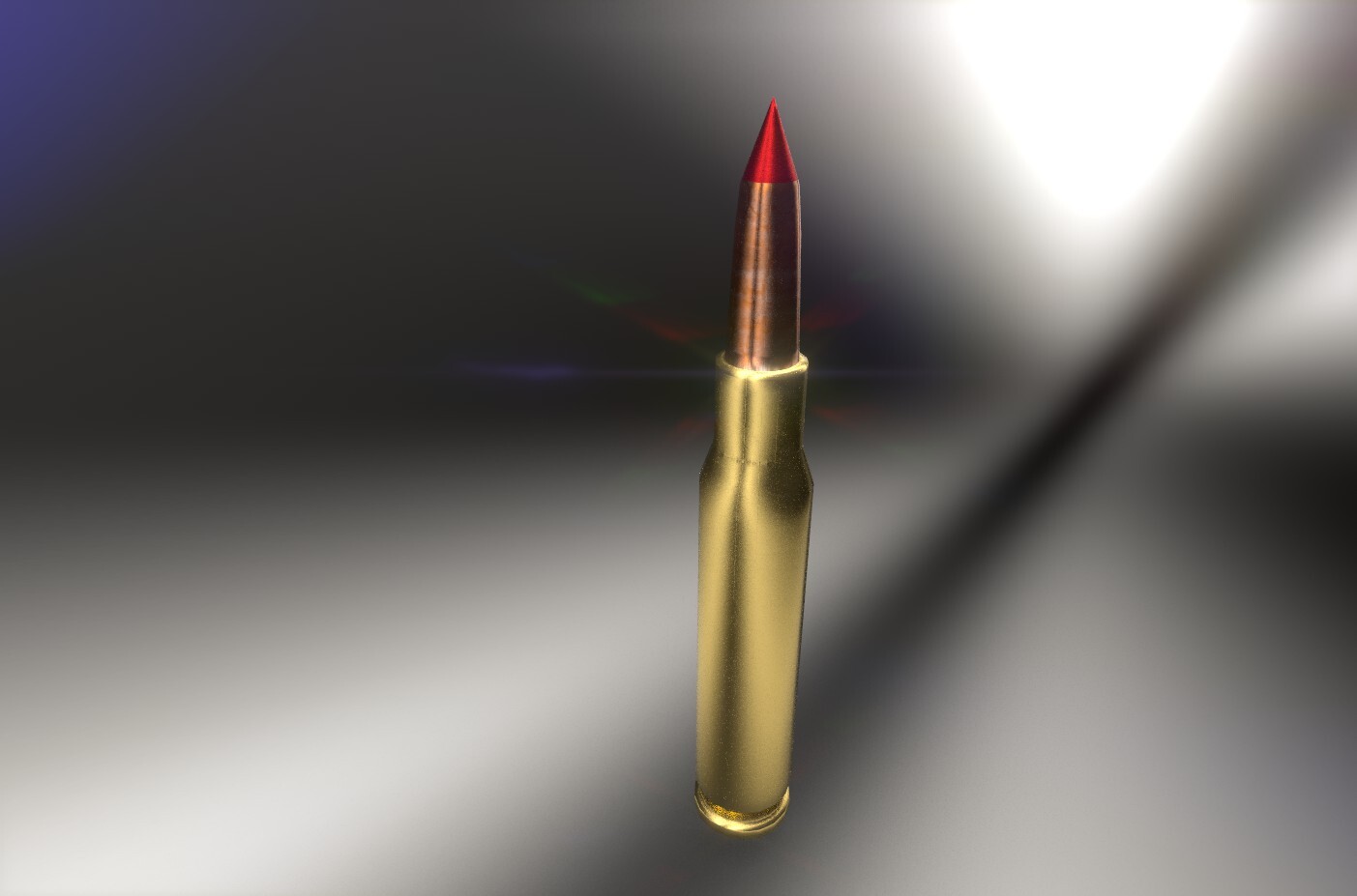 ArtStation - Explosive red tip round/Amunition.