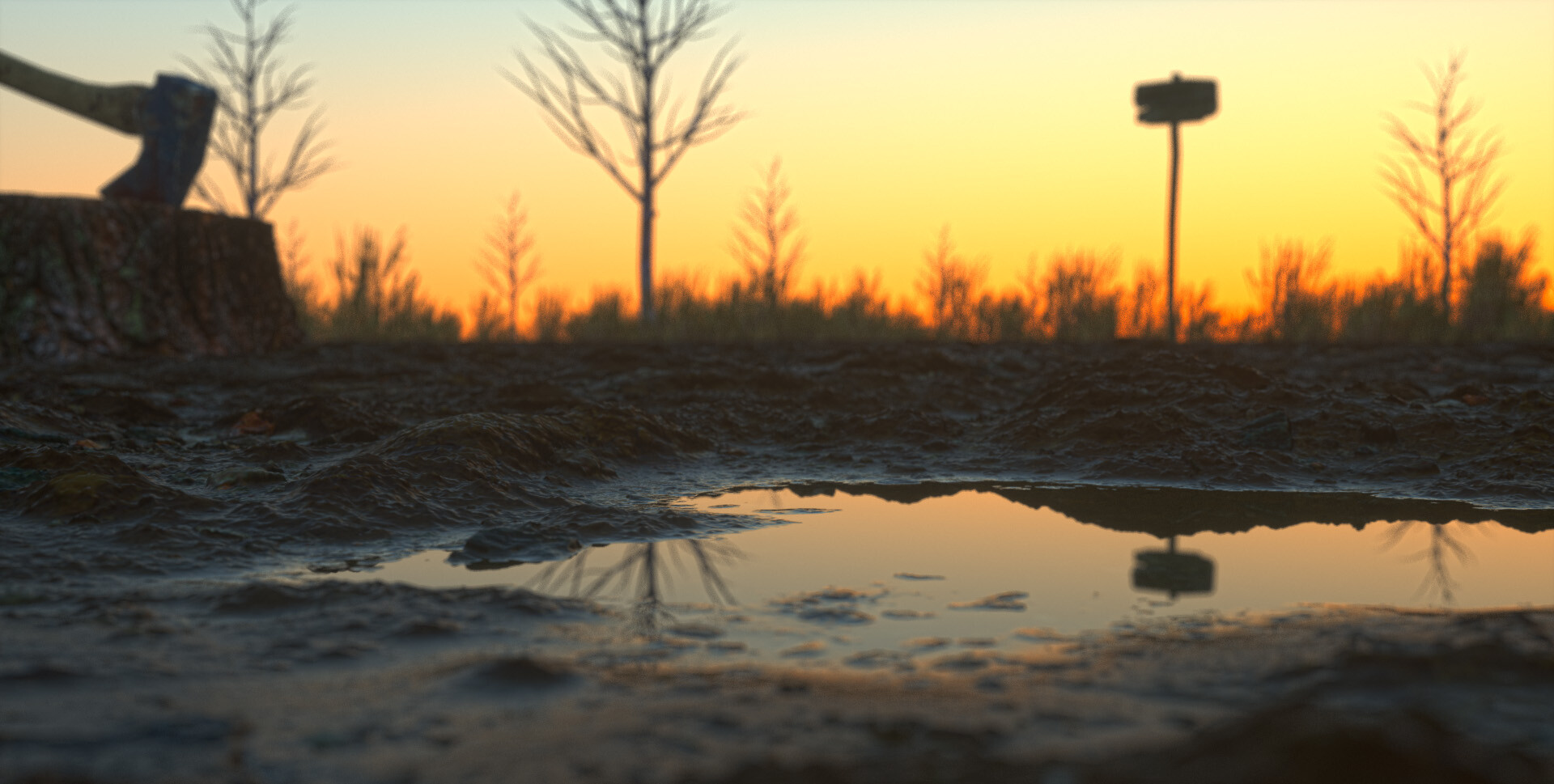 ArtStation - Realistic mud wasteland