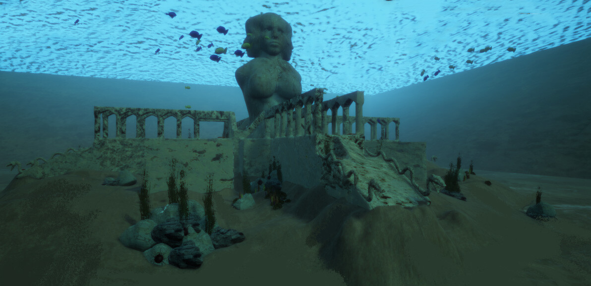ArtStation - Underwater Temple