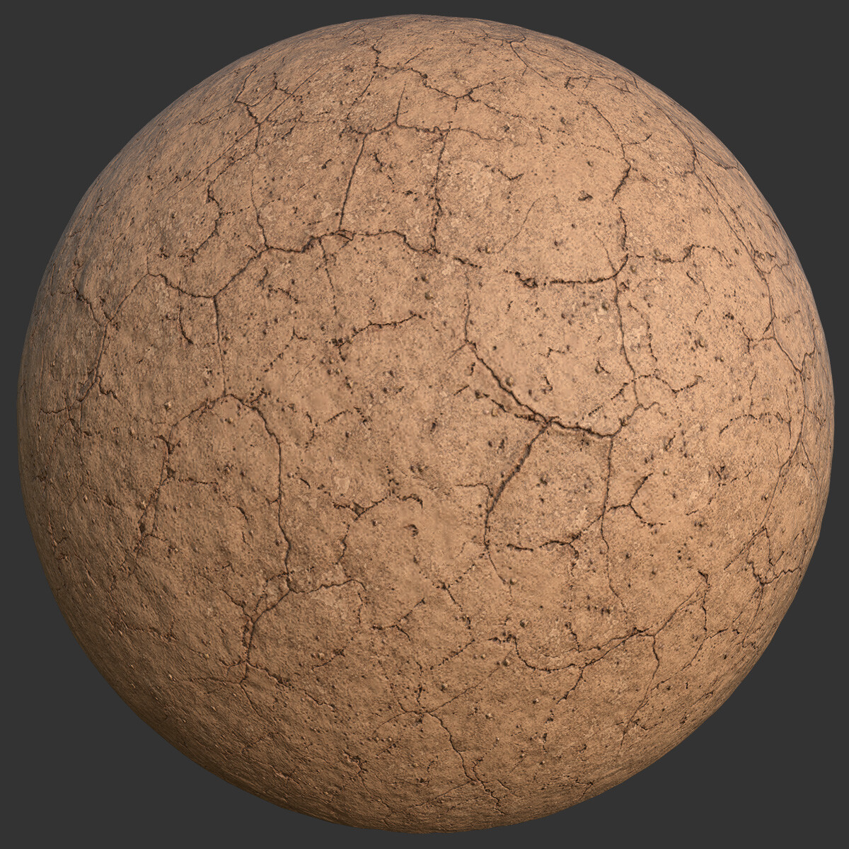 TextureCan - Dry Muddy Ground Texture with Cracks Everywhere