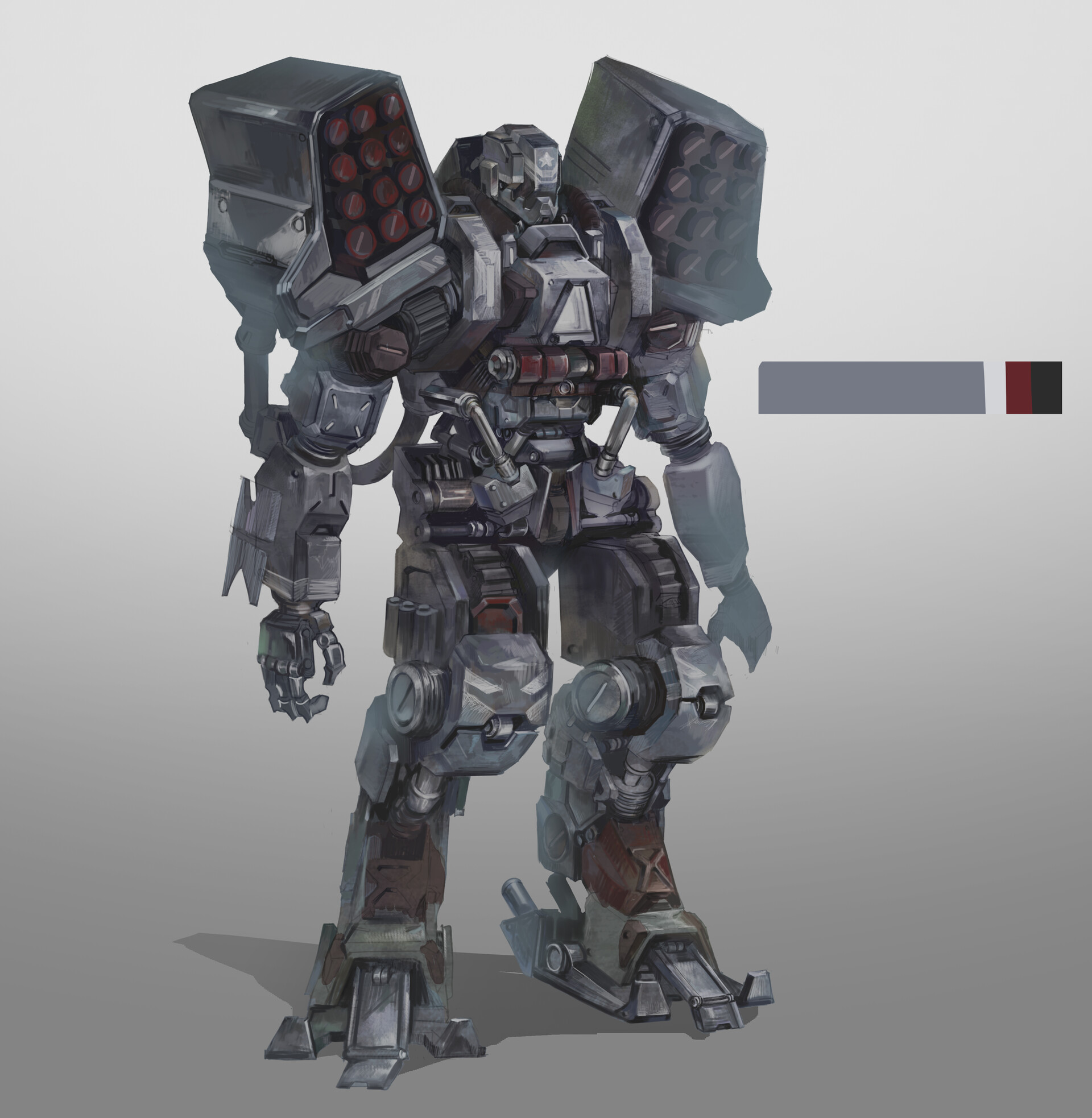 ArtStation - Heavy mecha