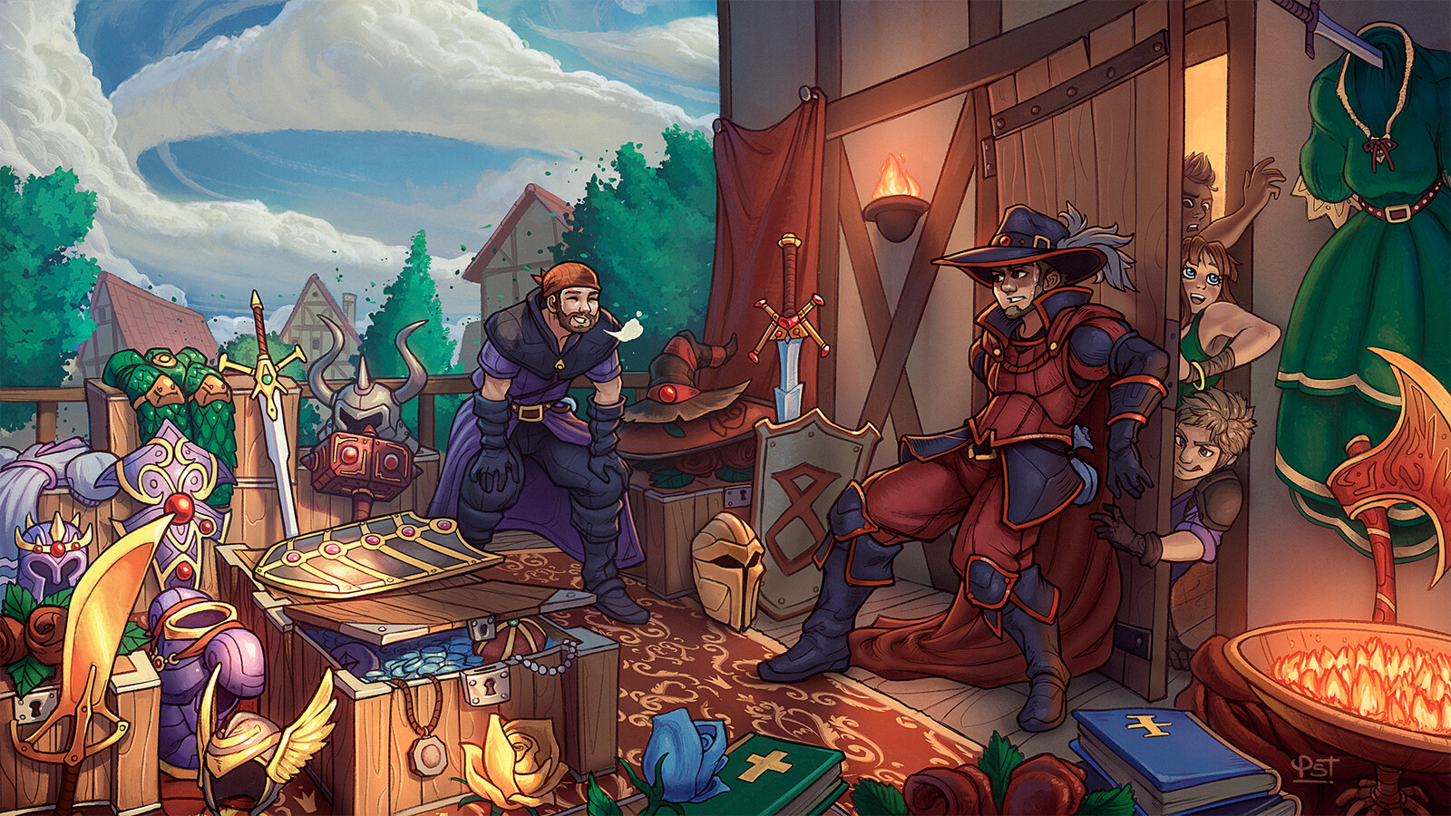 Paulo Silvente - Tibia Fan Art - Free Items, Please!