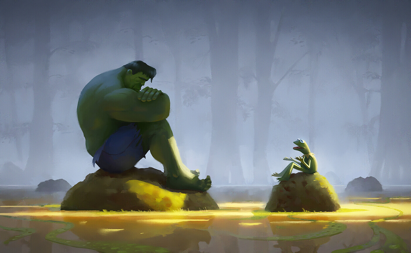 ArtStation - It's not easy being green