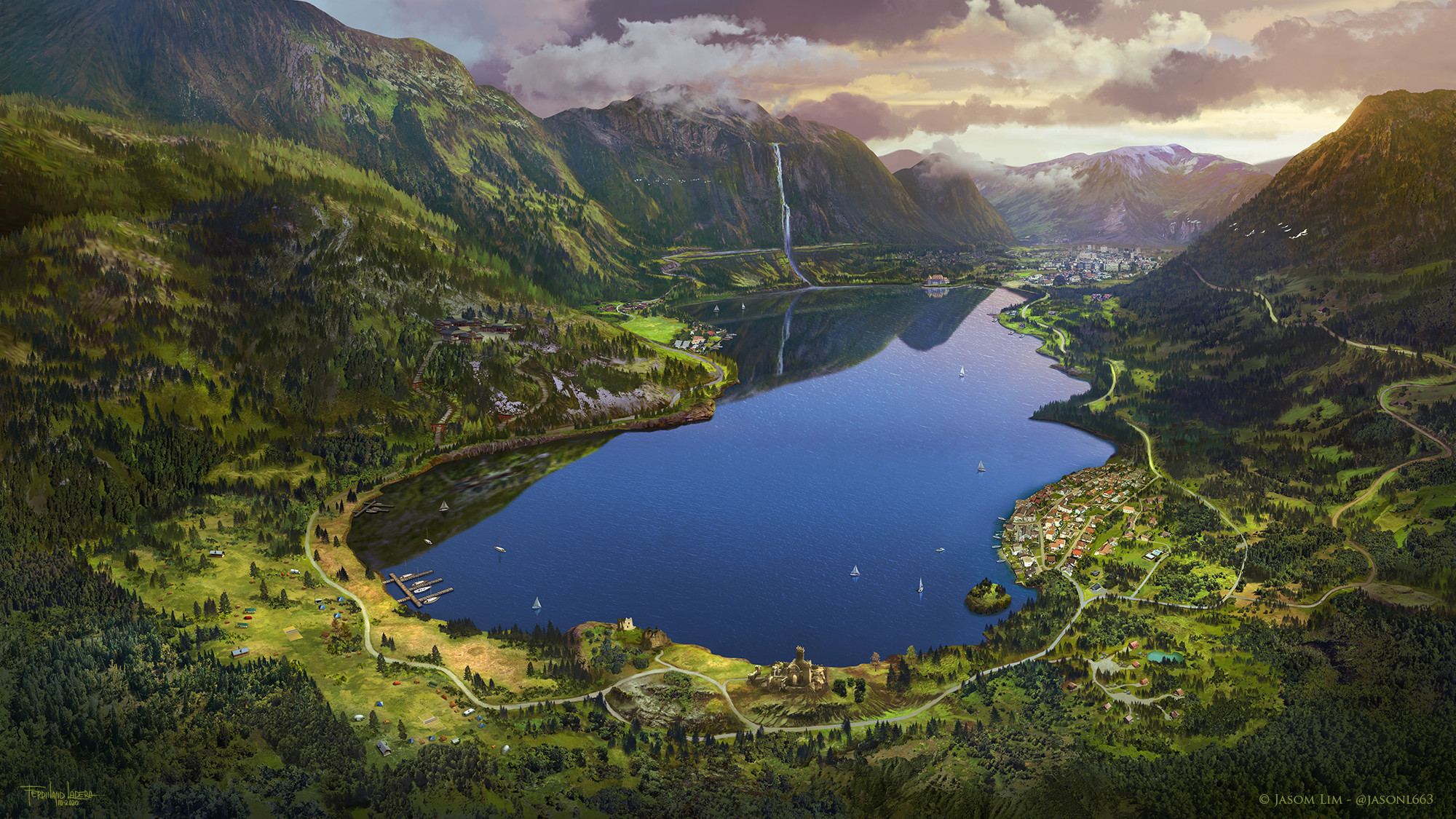 Ferdinand Ladera - Pine Lake Nature Park (World Art)