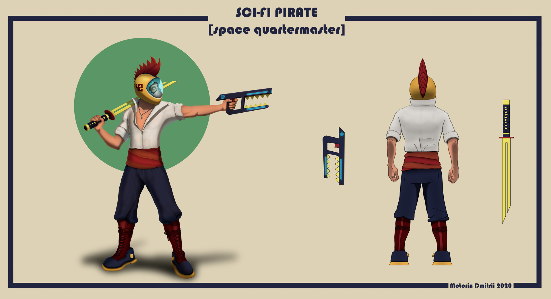 ArtStation - Space pirate quartermaster