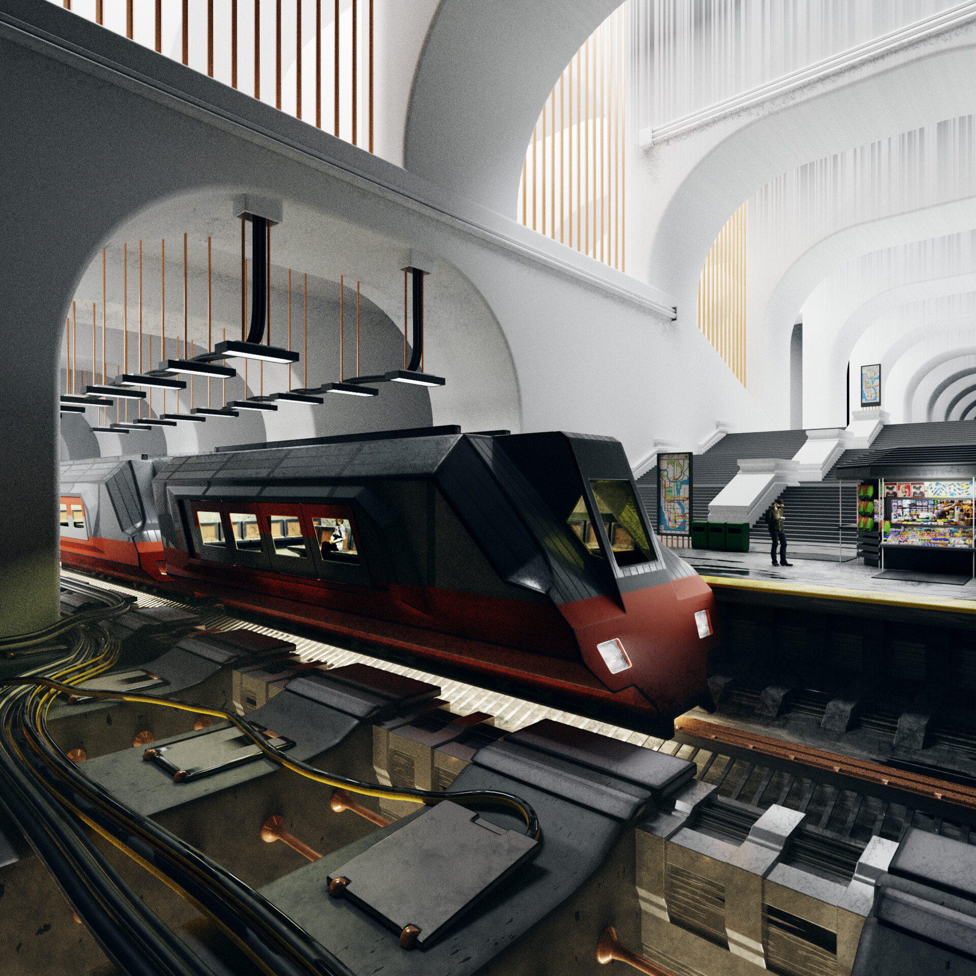 ArtStation - Train Station