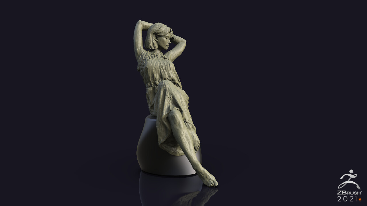 ArtStation - Woman Sitting