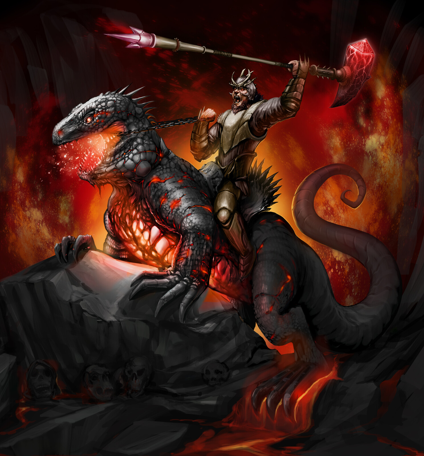 zach howard - Lava Lizard Rider