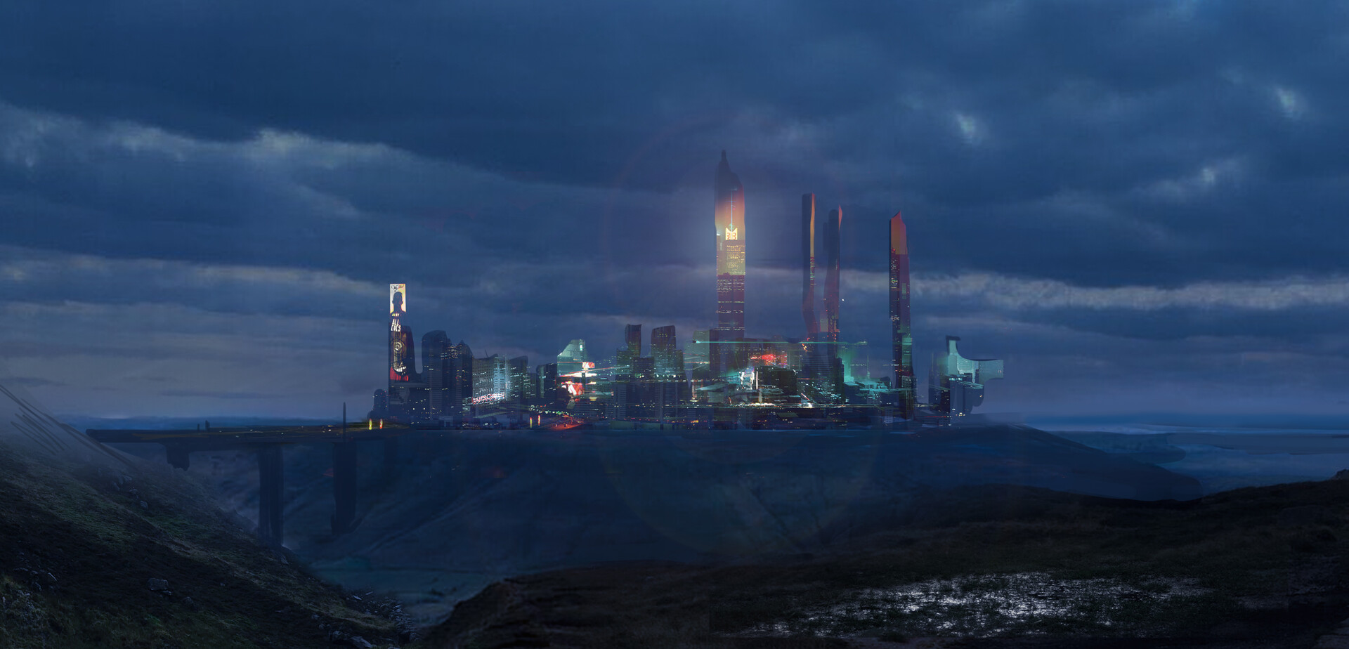 ArtStation - Distant City