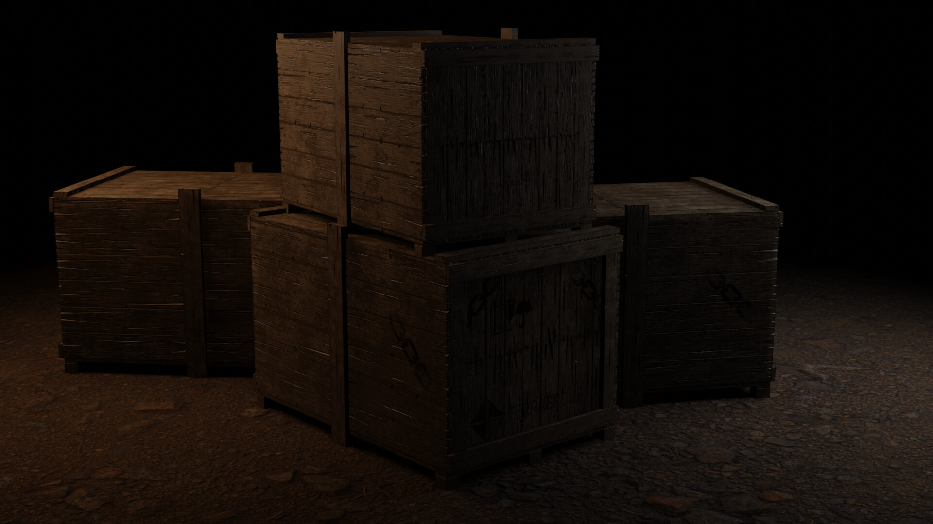 ArtStation - EFT Game Ready Wooden Box