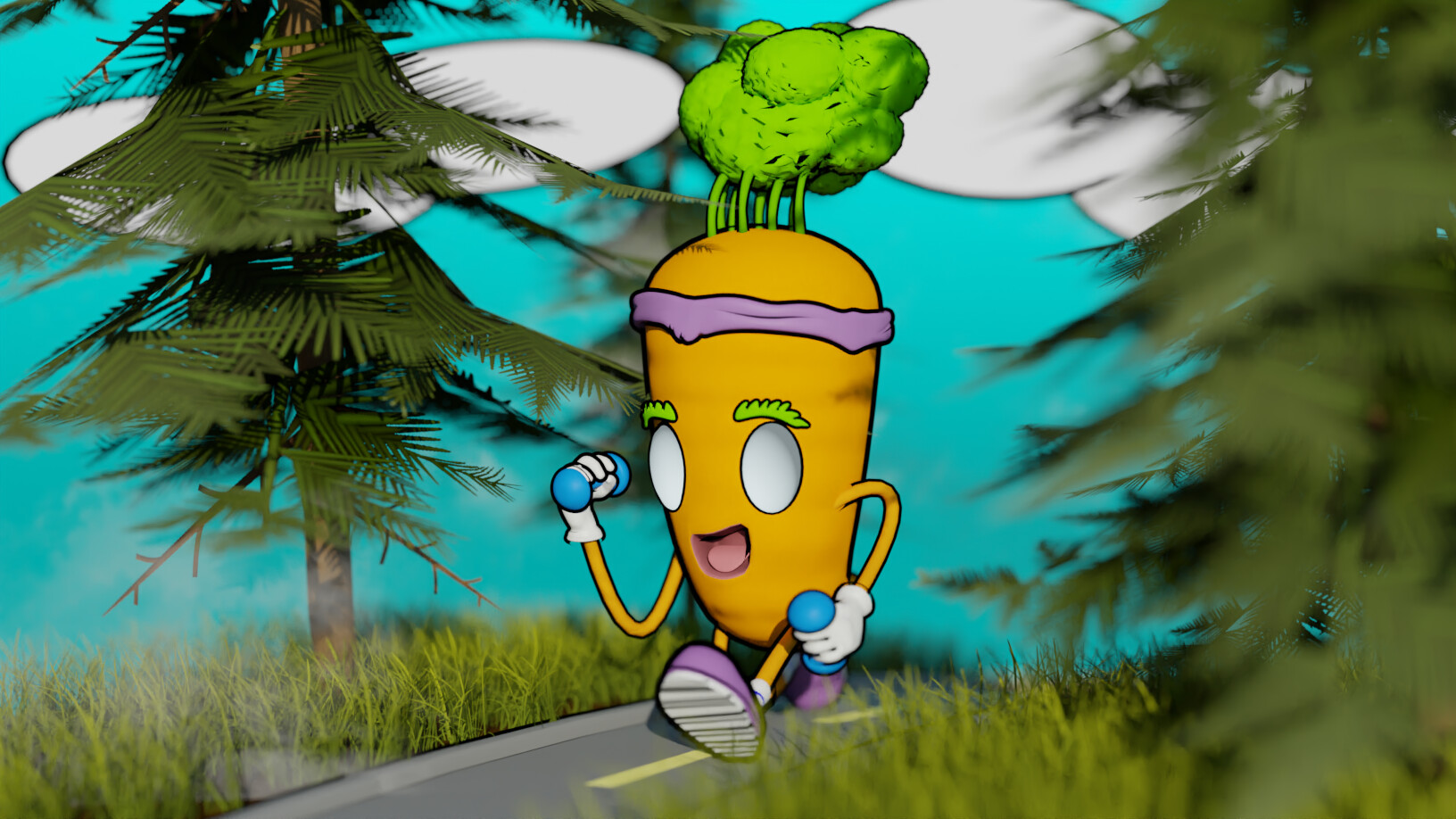 ArtStation - The running carrot.