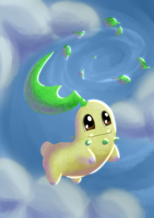 ArtStation - Happy Chikorita