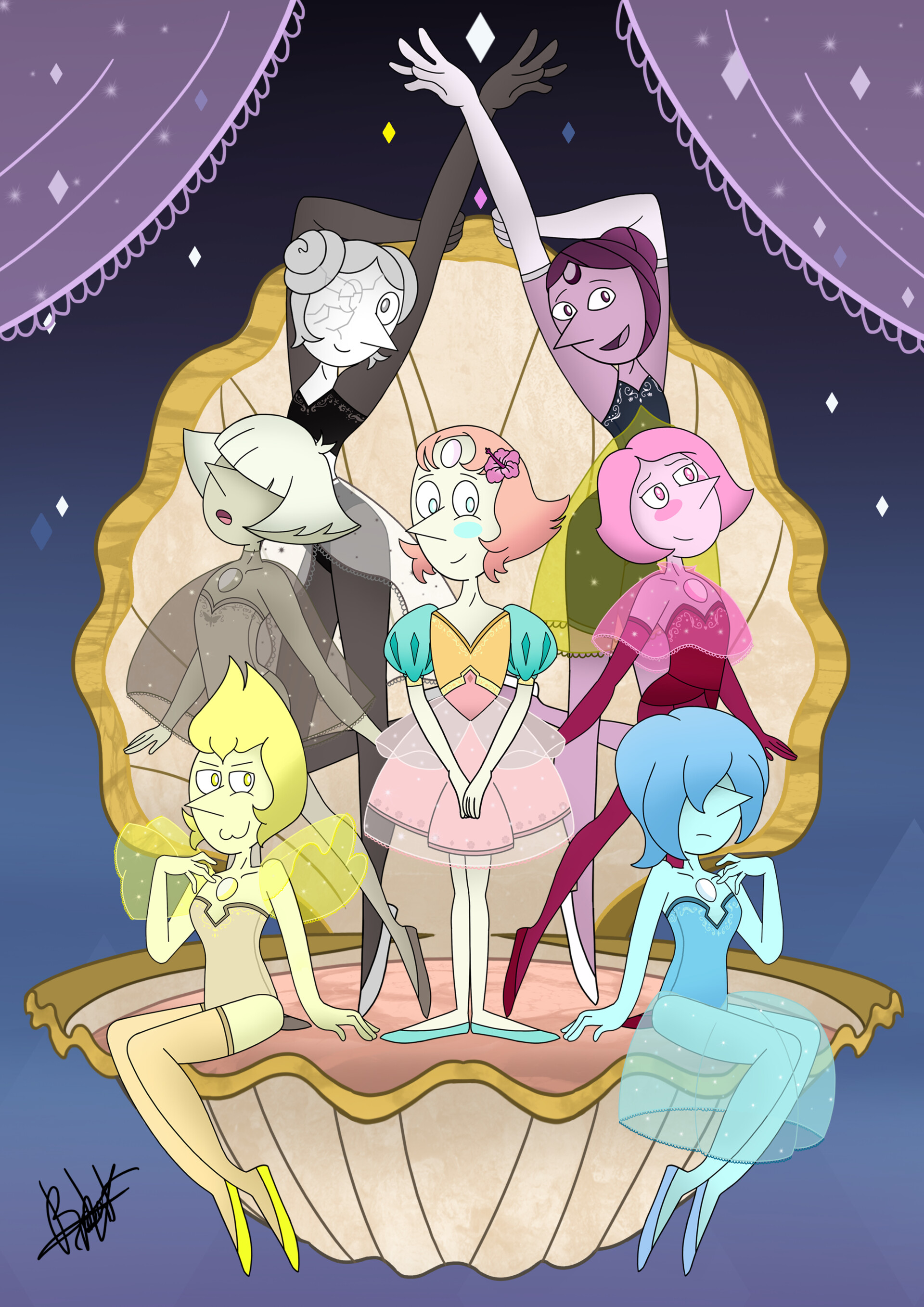 ArtStation - Beautiful Pearls