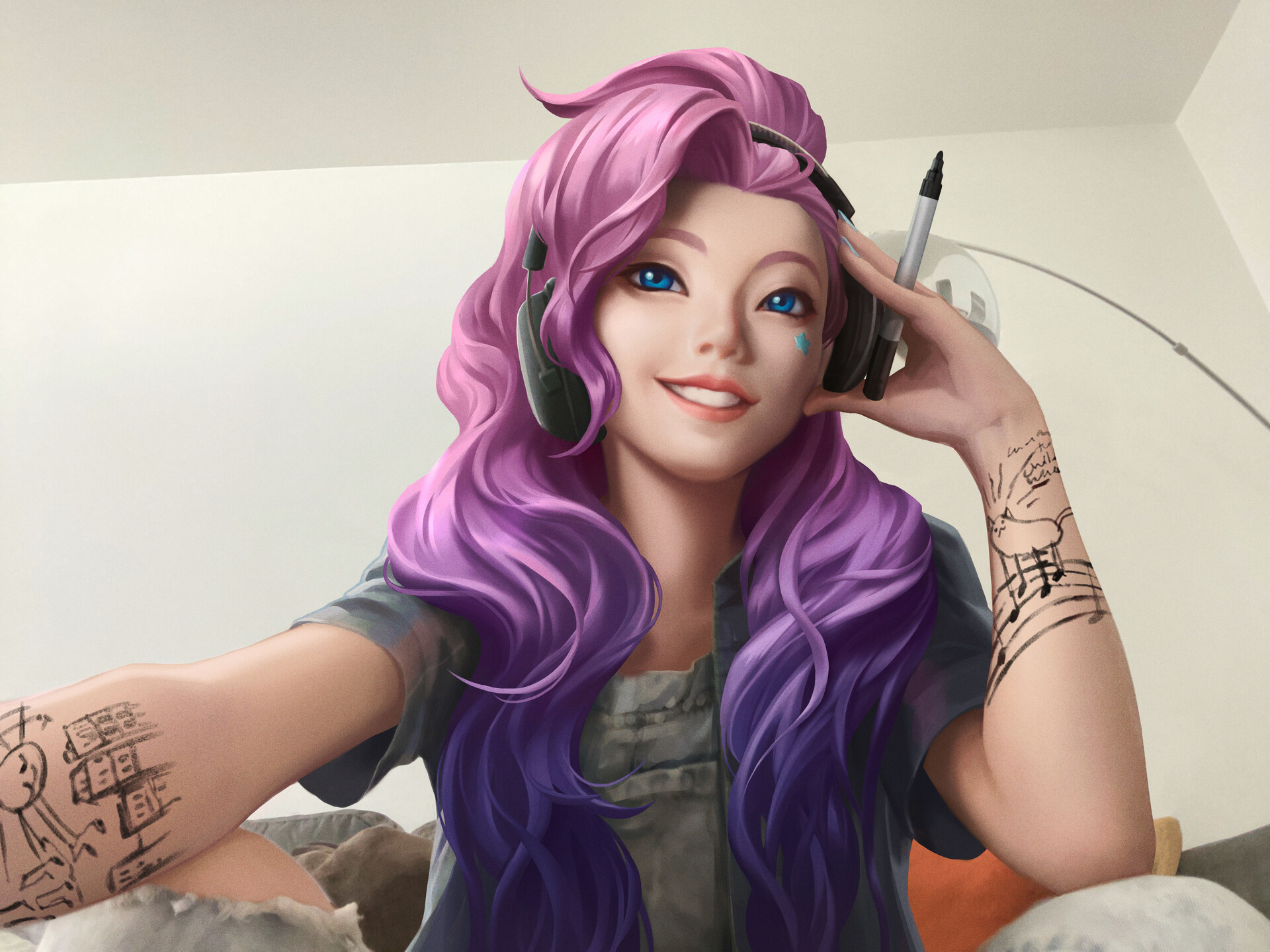 Kudos Productions - KDA Seraphine Campaign 01