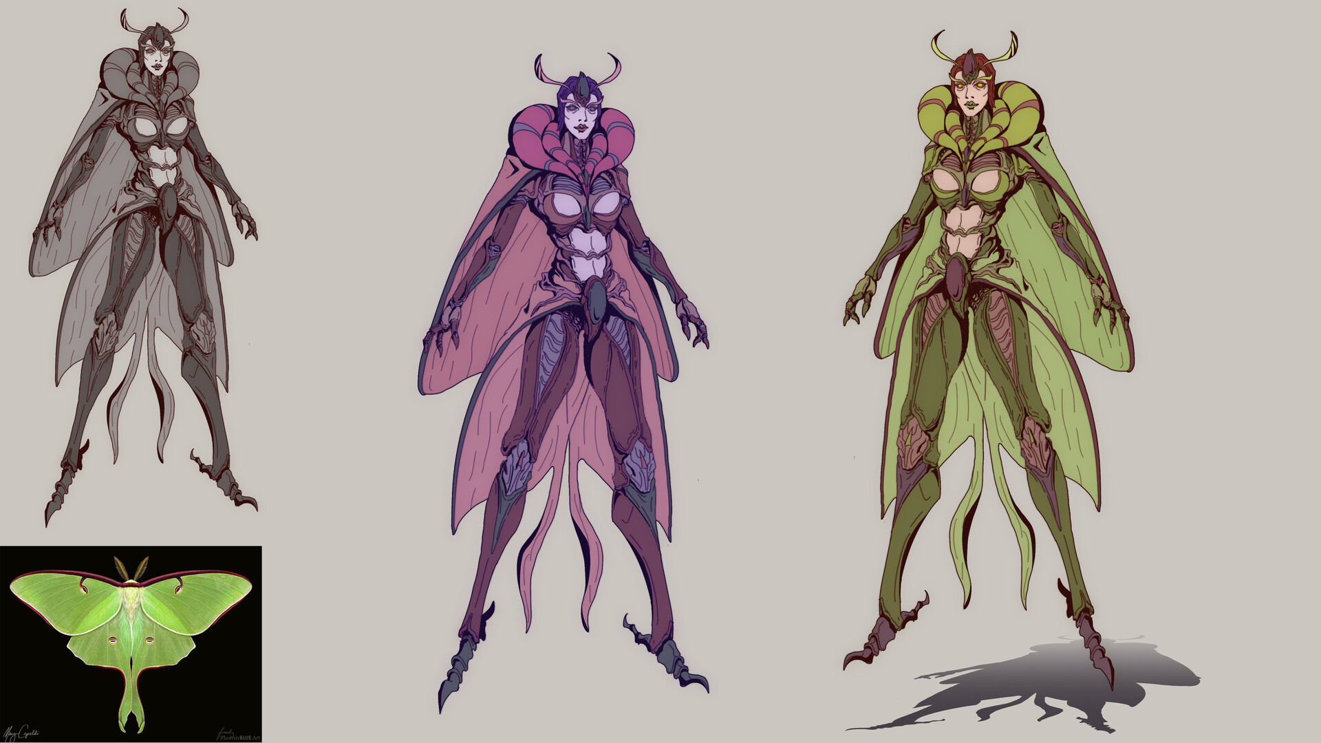 ArtStation - Butterfly lady