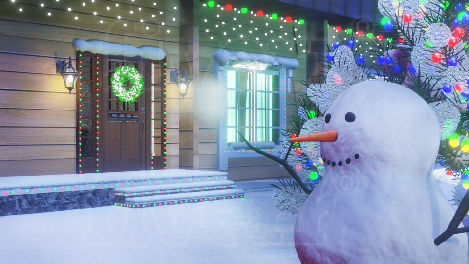 ArtStation - 3D Environment Design For Christmas