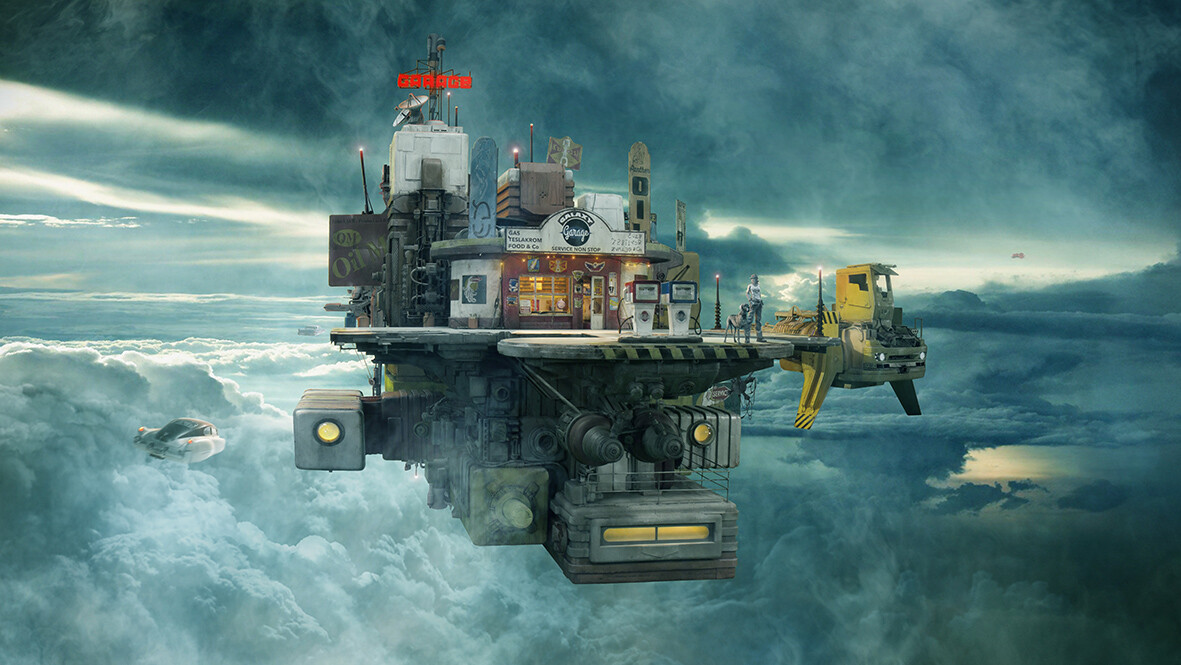 Galaxy Garage by Patrice Garcia : r/SpecArt