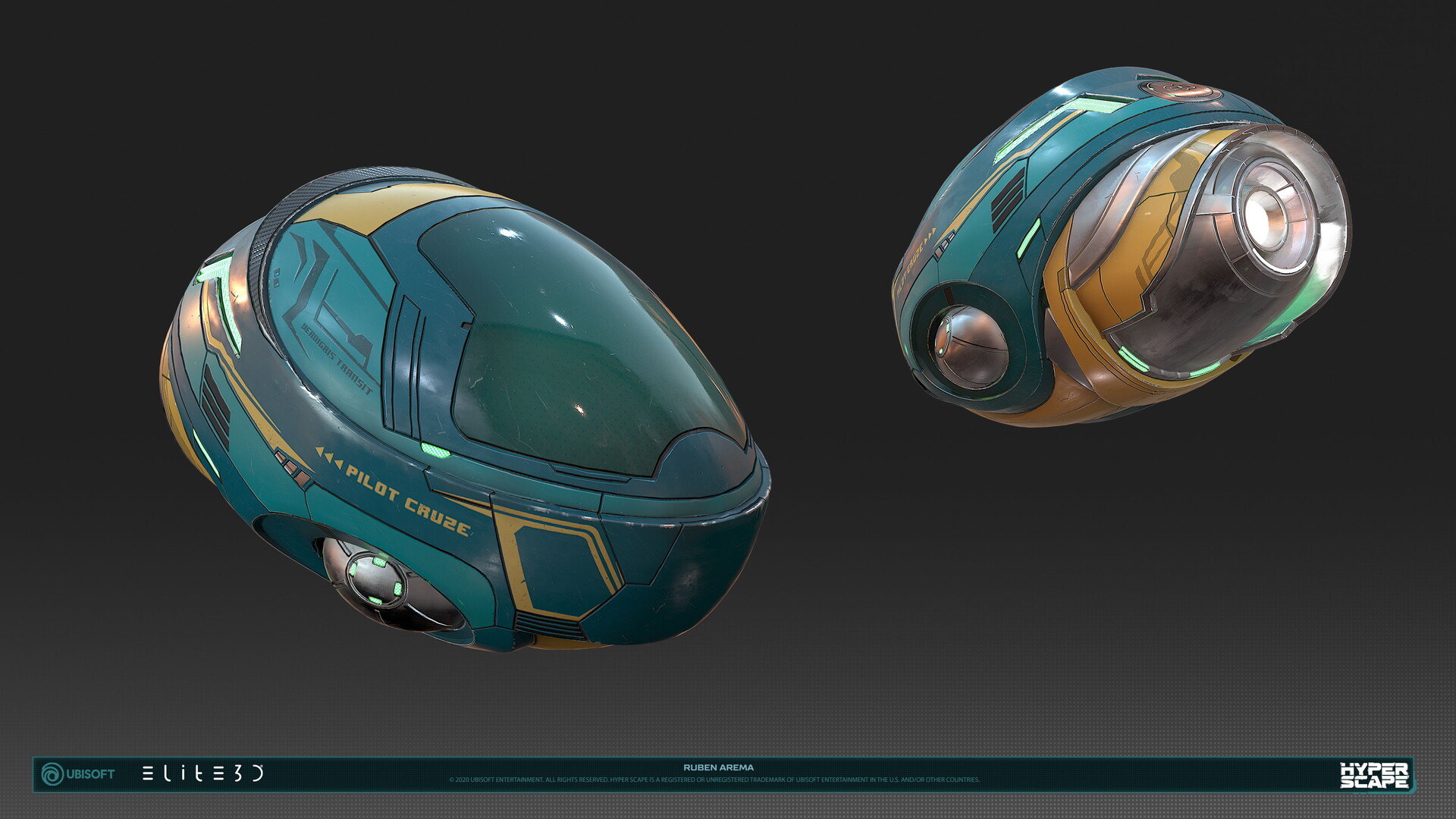 elite3d studio - Hyper Scape Pods