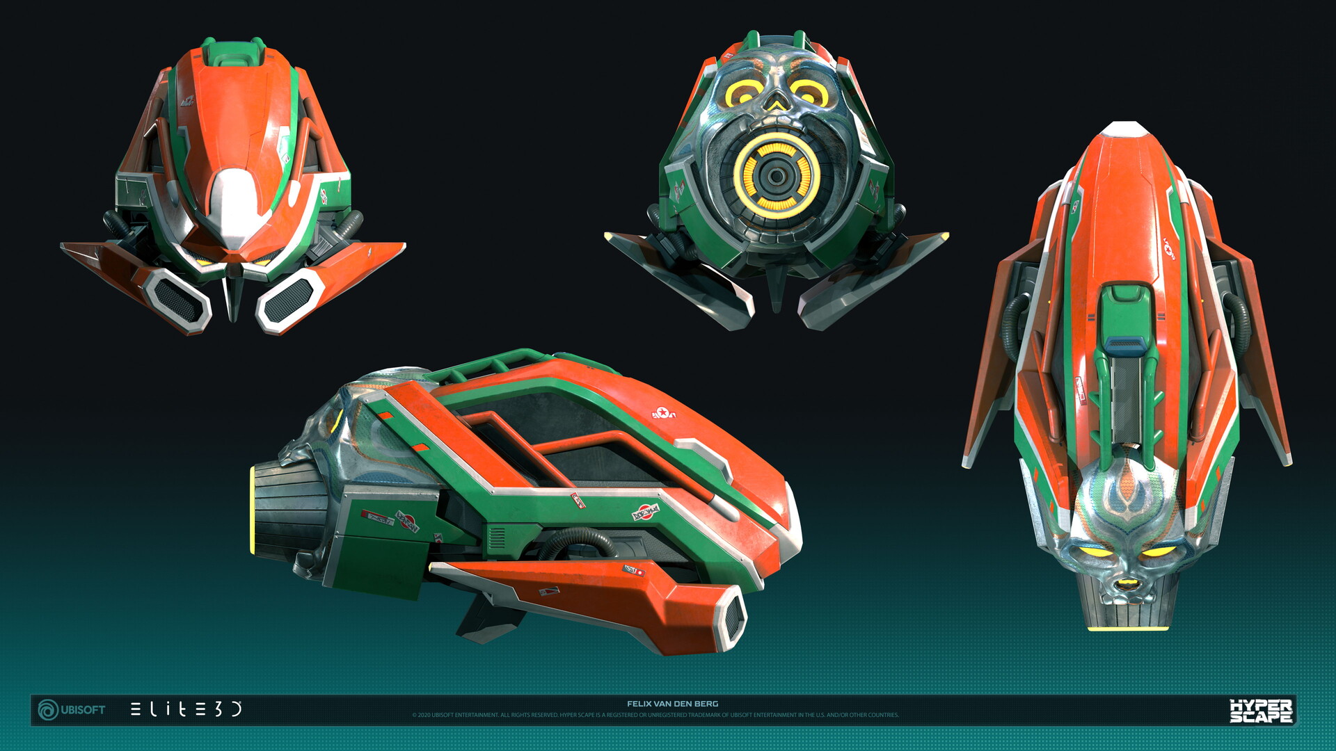 elite3d studio - Hyper Scape Pods