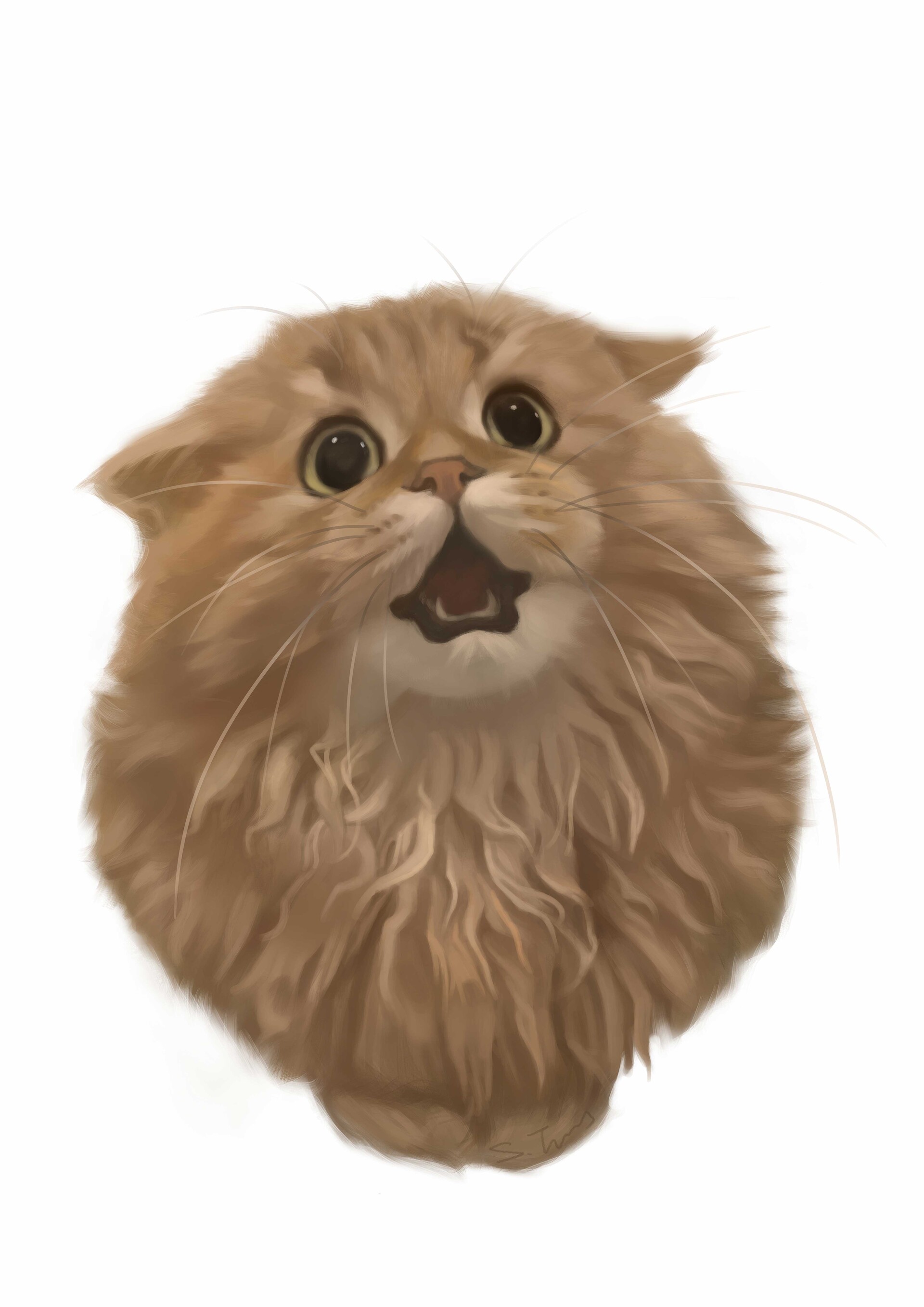 ArtStation - Screaming Kitty