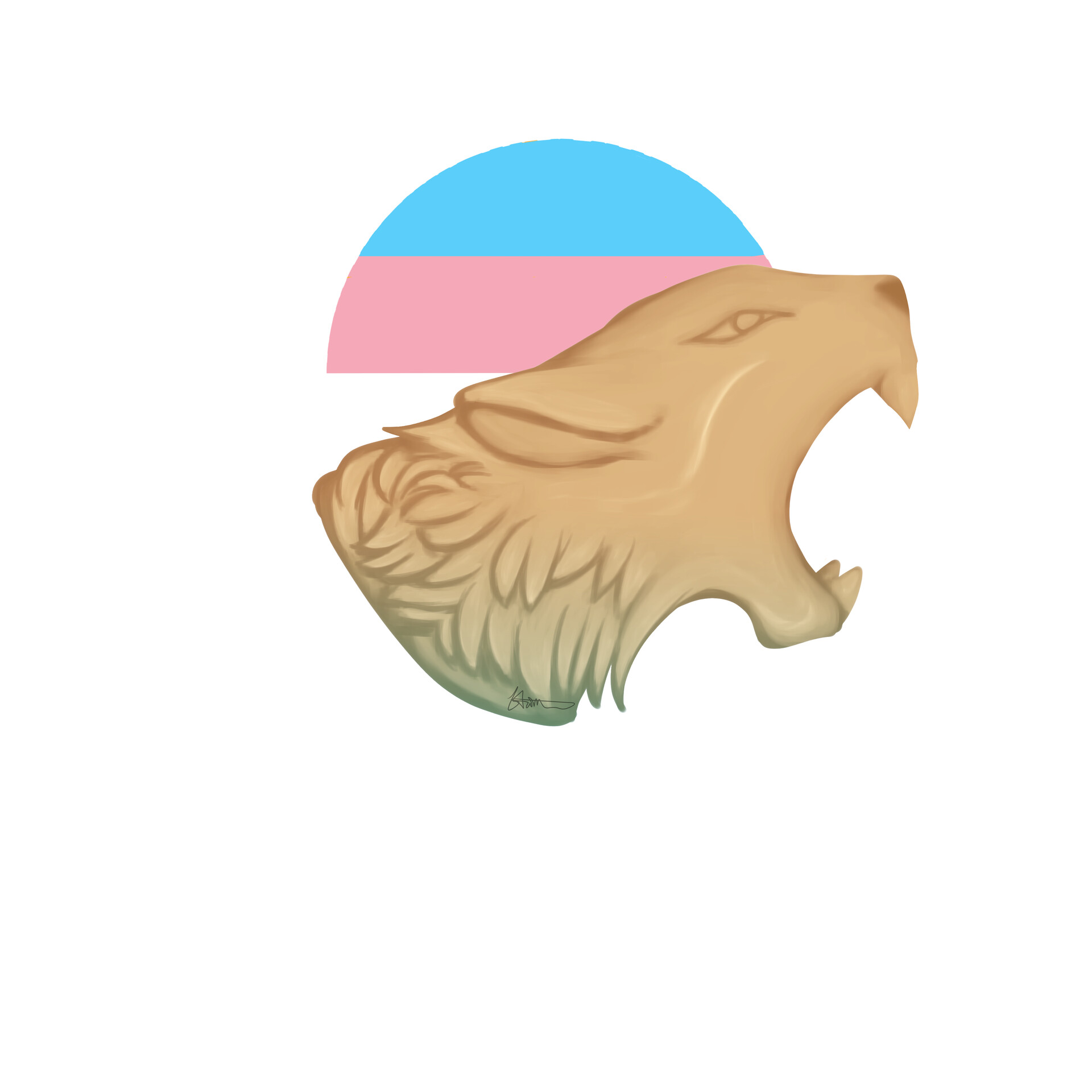 ArtStation - Trans Rights Lion