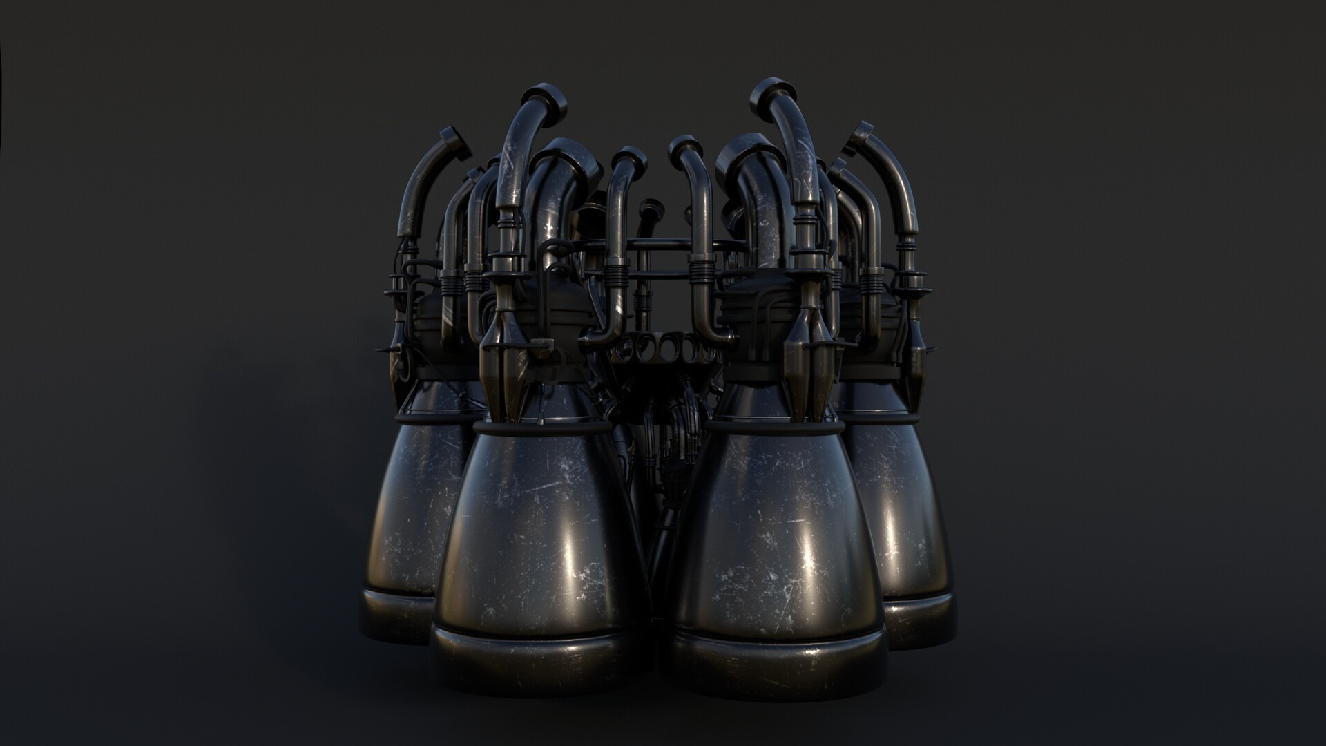 ArtStation - SpaceX Interplanetary Transport System engine