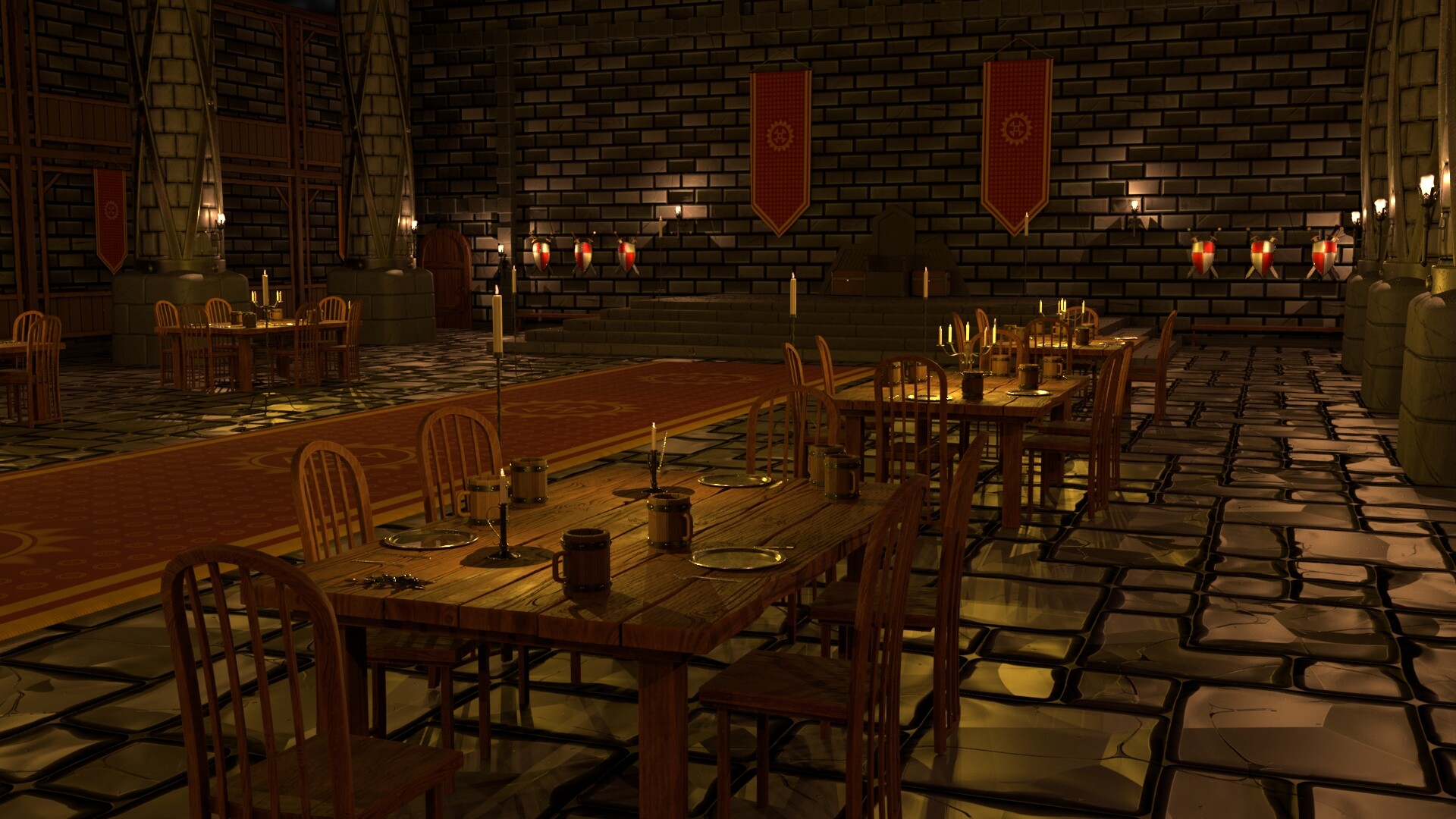 ArtStation - Medieval Throne Room