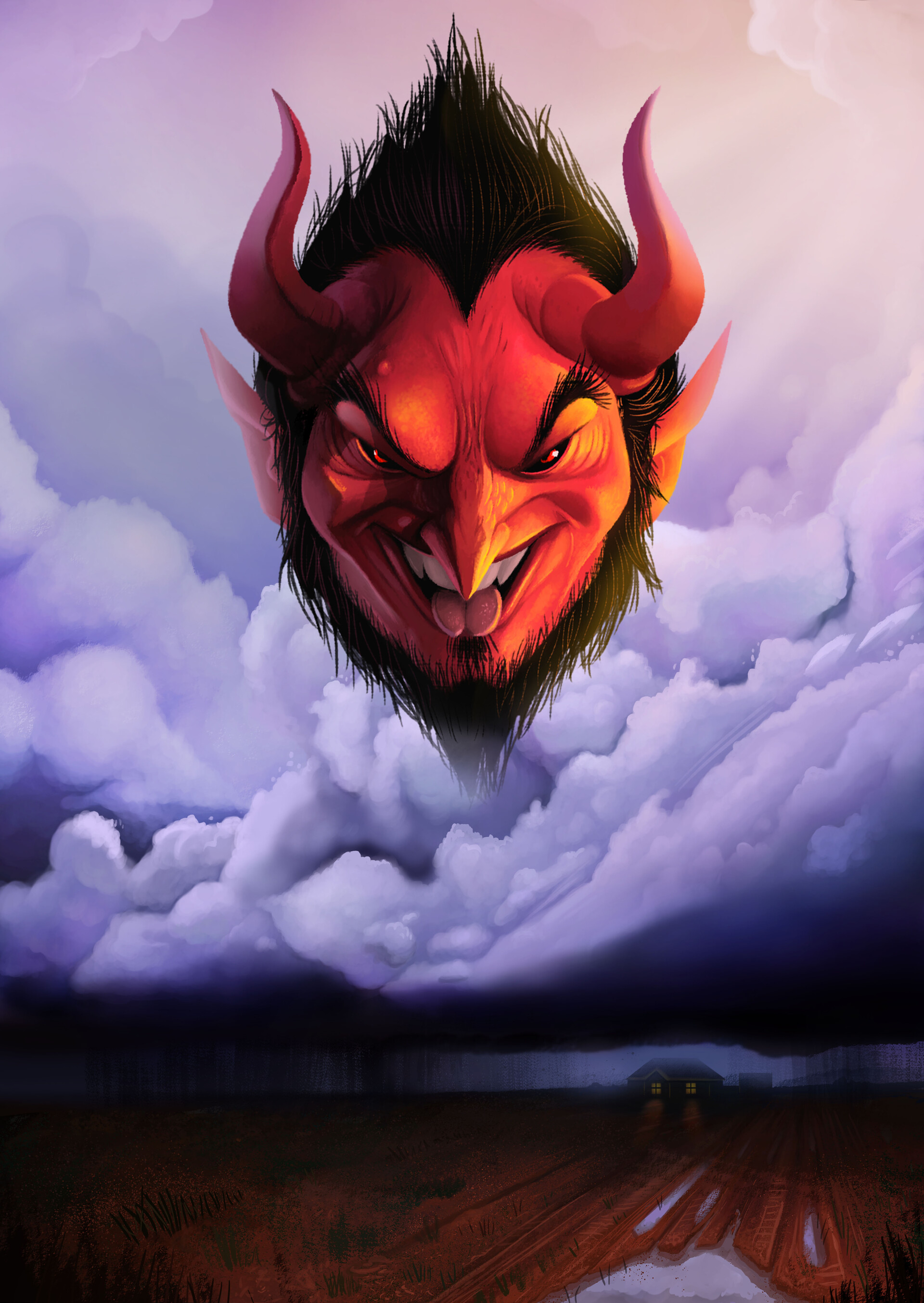 ArtStation - Devil Face