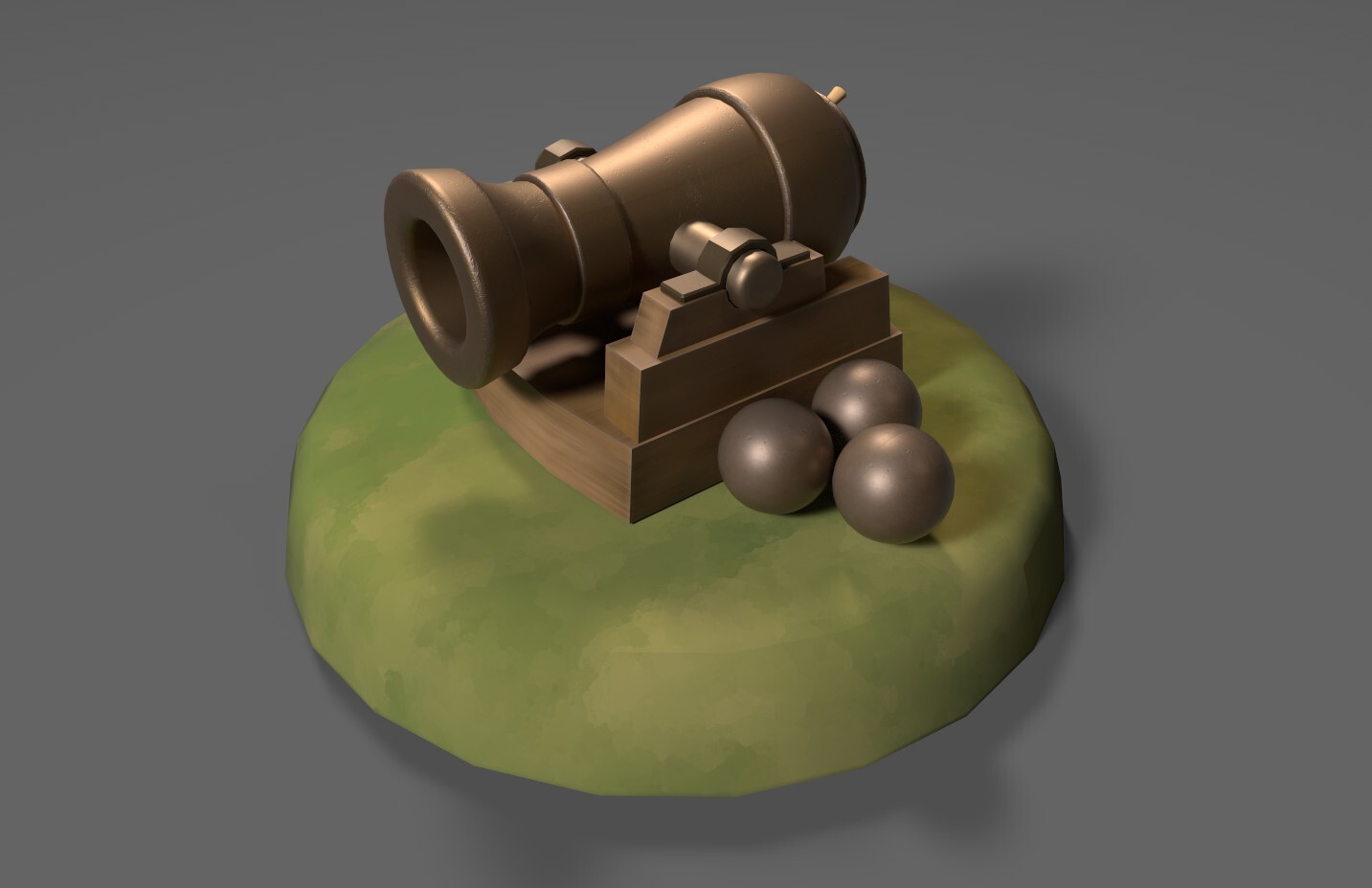 ArtStation - Simple Cannon Asset