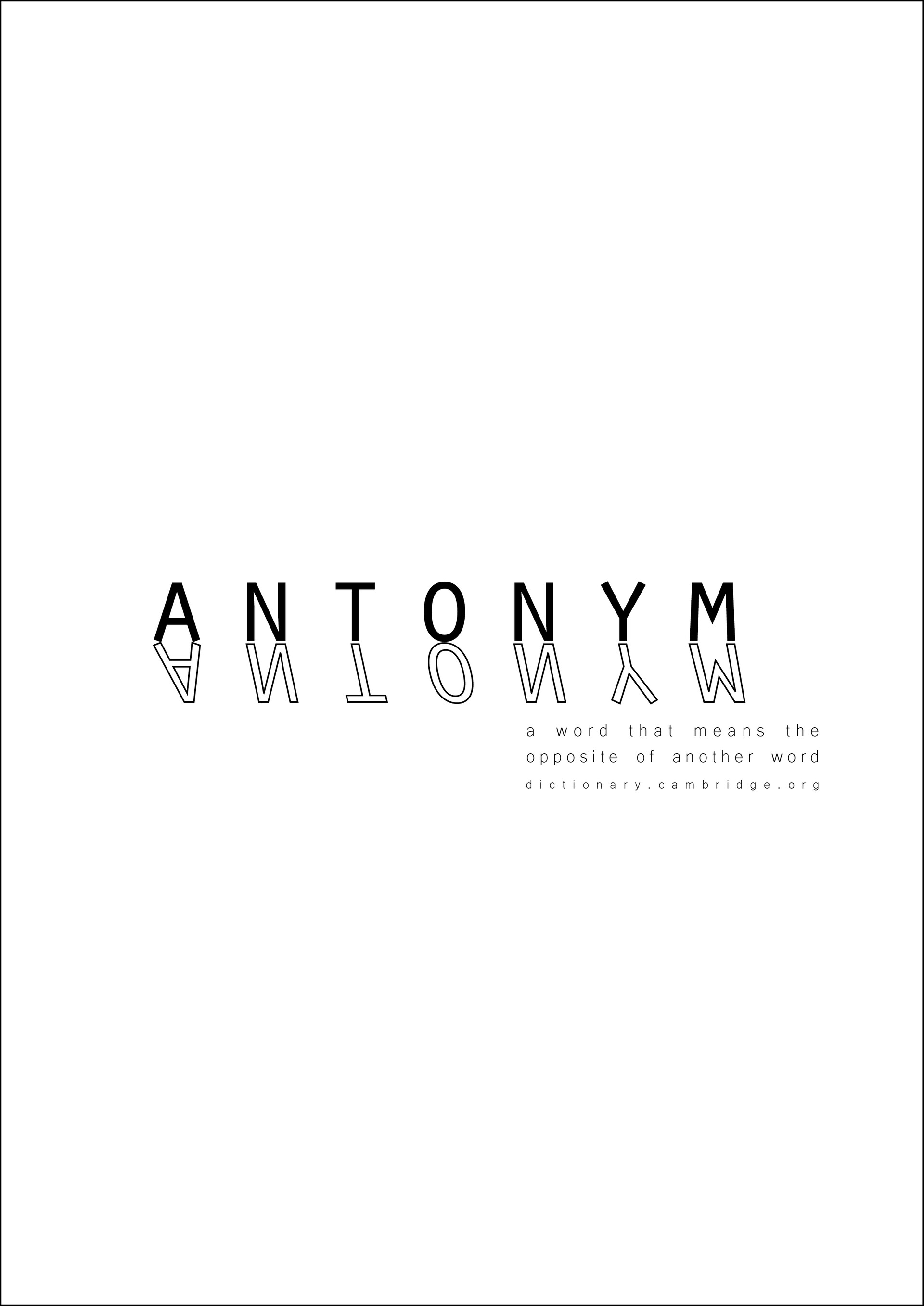 ArtStation - Antonym Typography