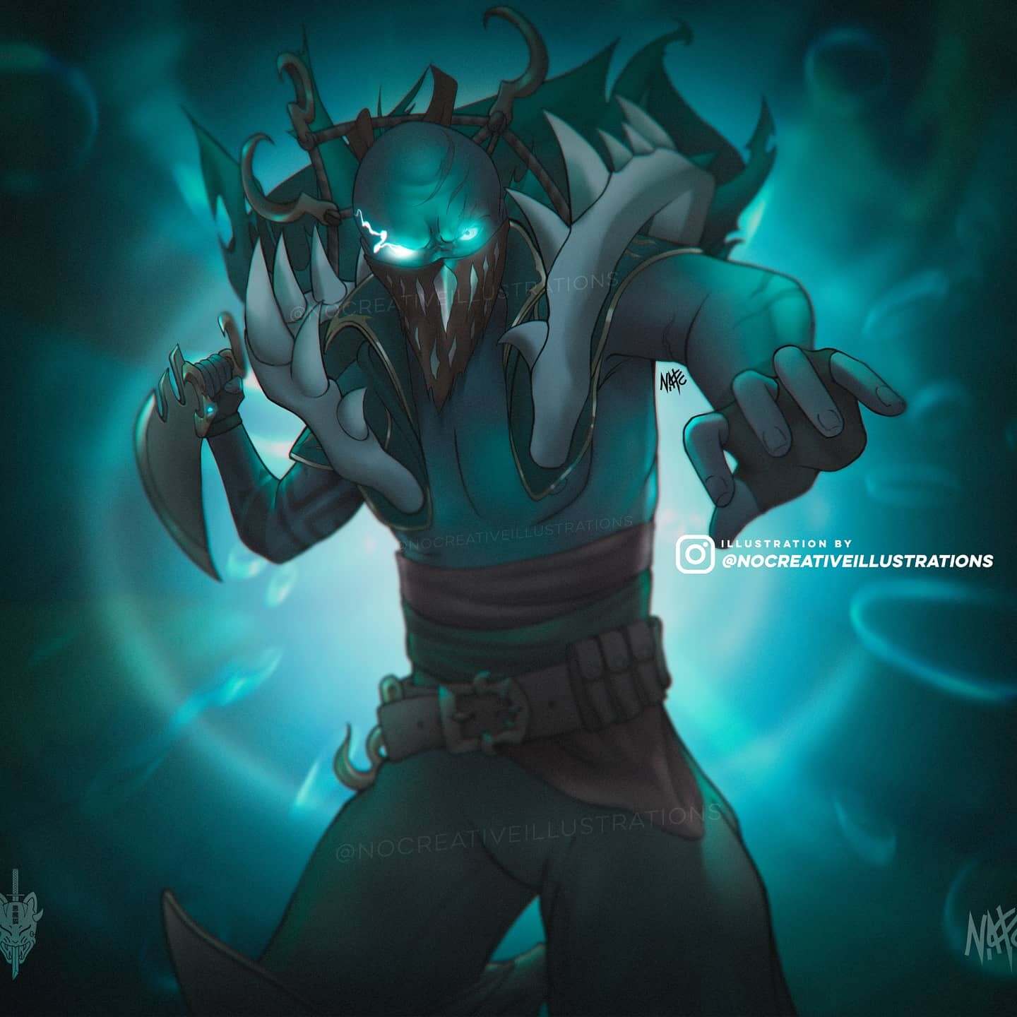 ArtStation - Pyke, the Bloodharbor Ripper ⚓